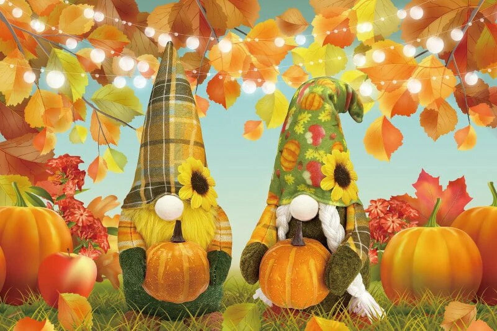 Fall Goblin Backdrop Autumn Pumpkin Harvest Thanksgiving Hay Maple ...