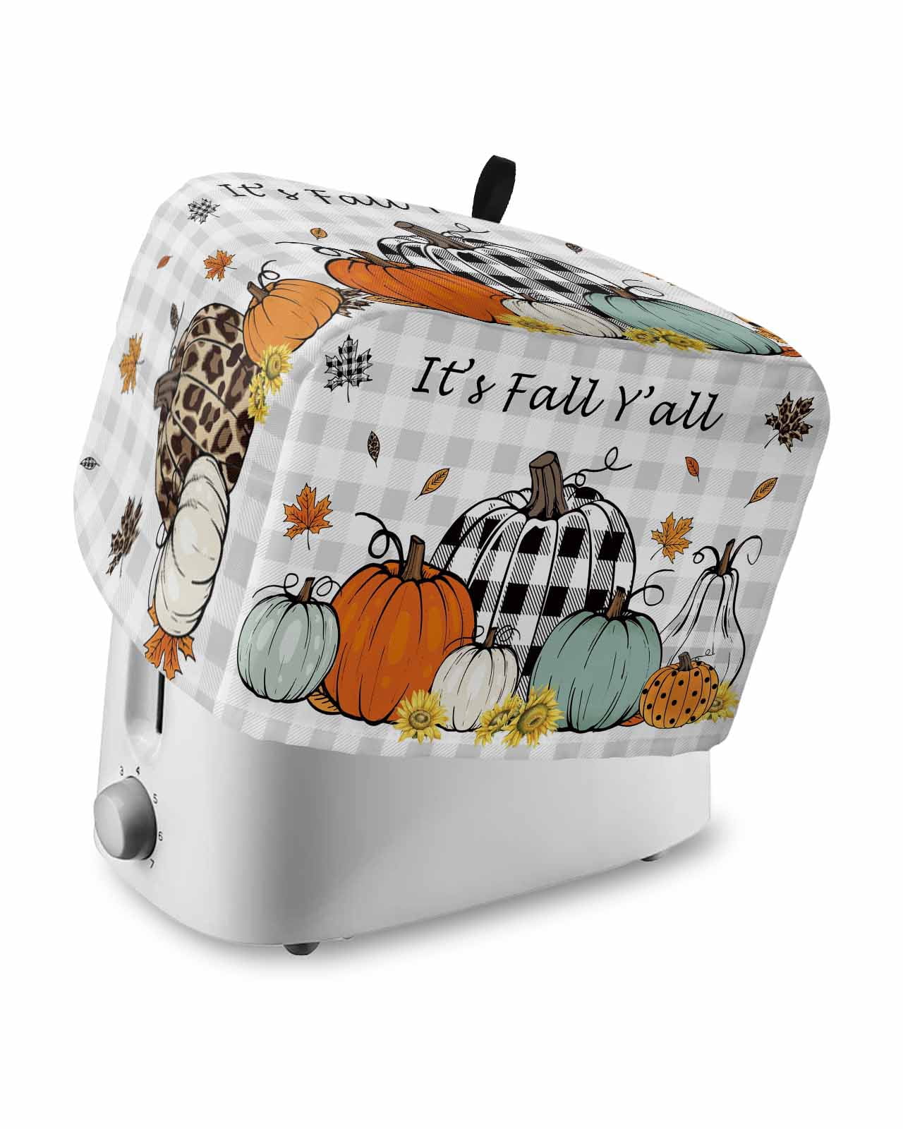 Fall Grey Toaster Cover 2 Slice, Small Kitchen Appliance Covers ...