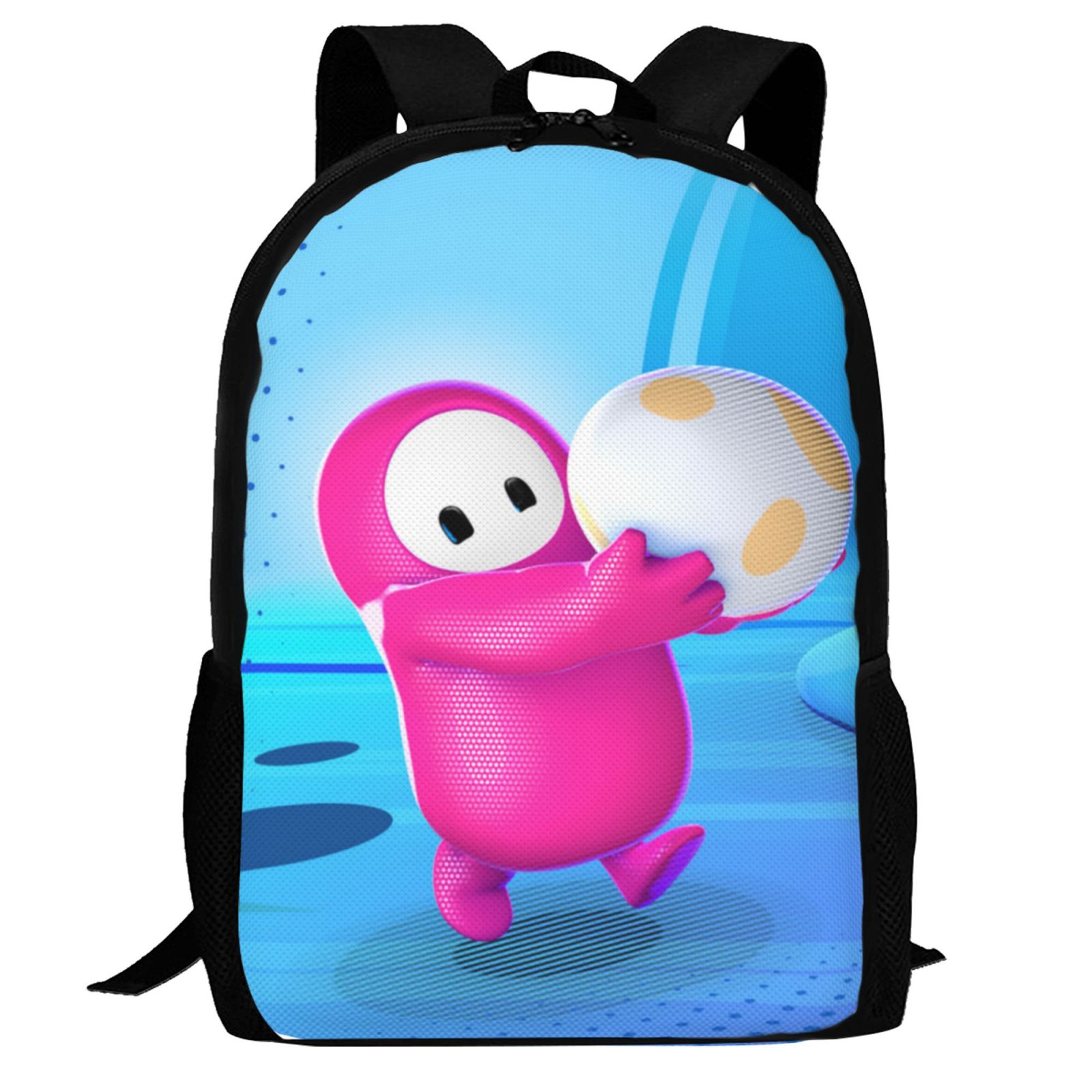 Fall Guys Backpack, 3d Printed Laptop Backpack, Water Resistant ...