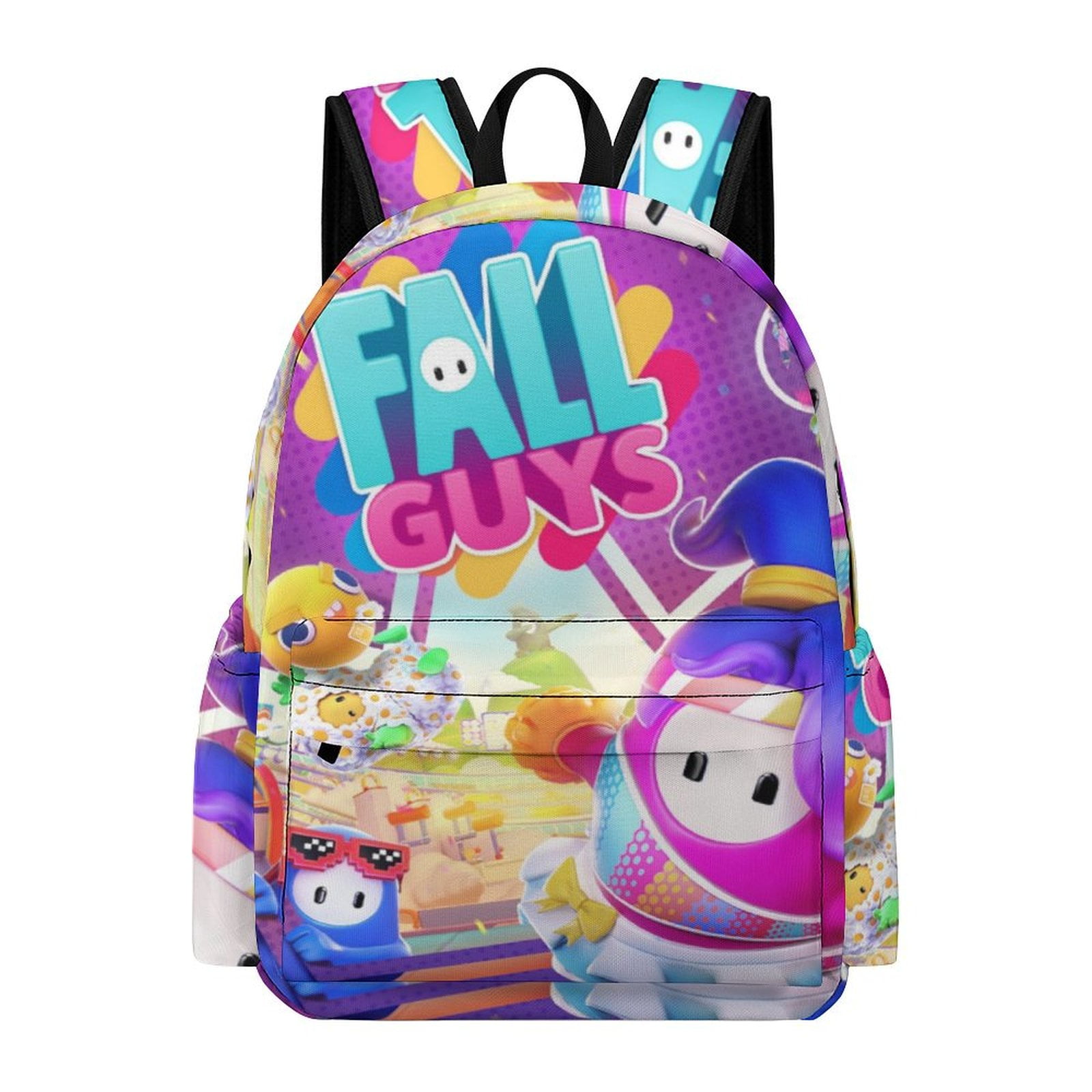 Fall Guys Backpacks Bookbag Casual Daypack Backpacks for Travel Camping ...