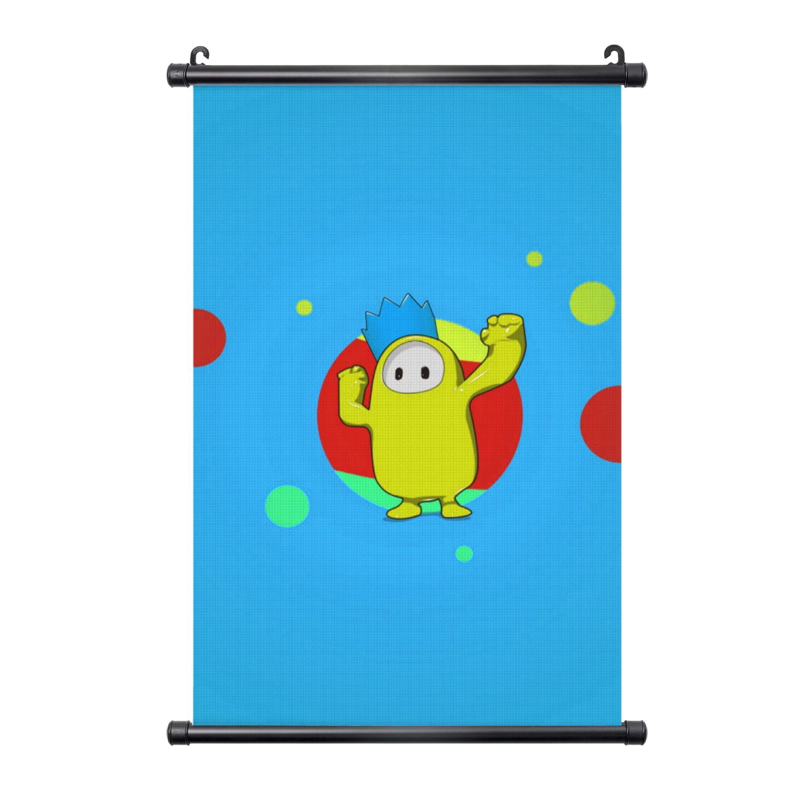 Fall Guys Hanging Poster Prints Canvas PVC Scroll Shaft Wall Art ...