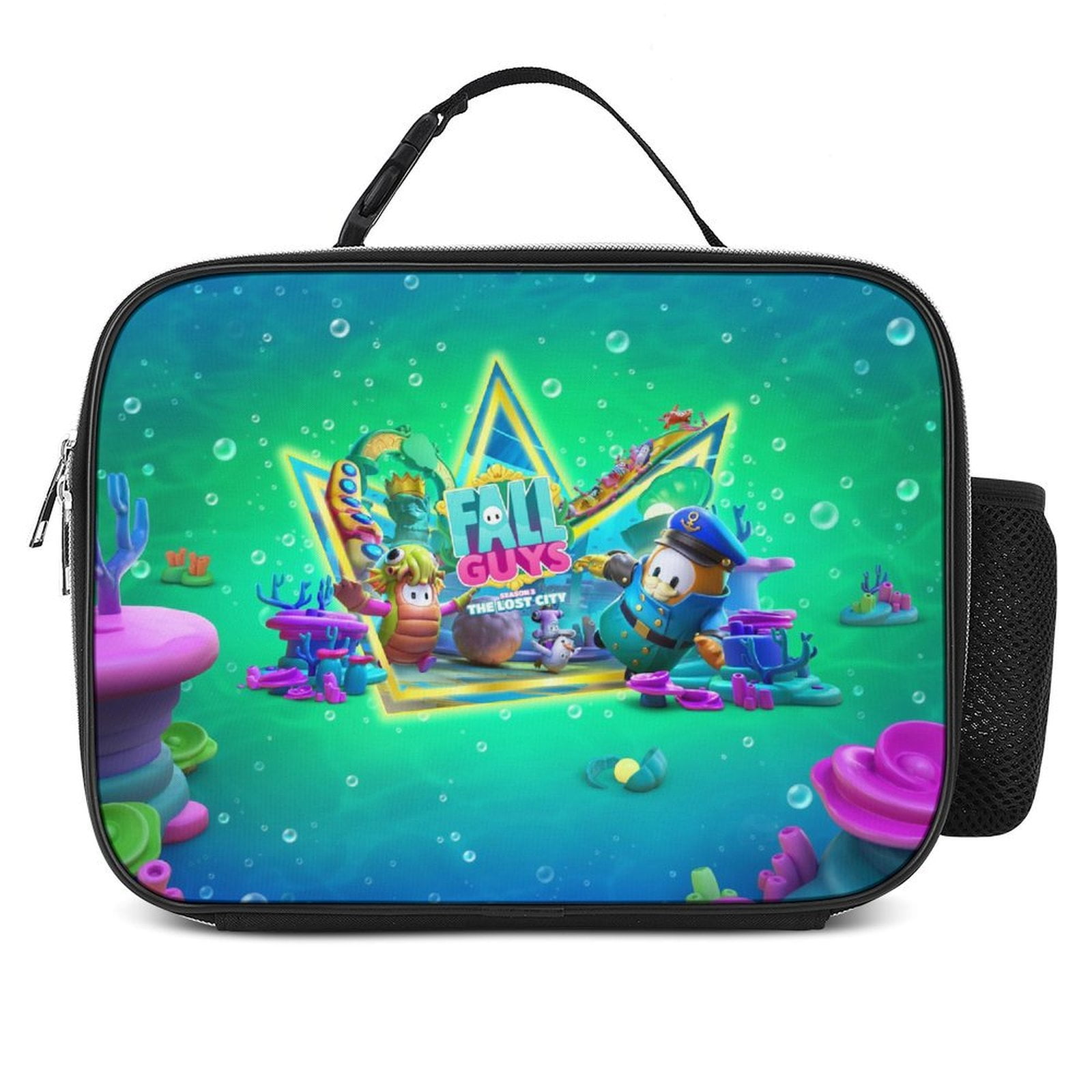 Fall Guys Lunch Bag, Insulated Lunch Box Large Capacity Reusable ...