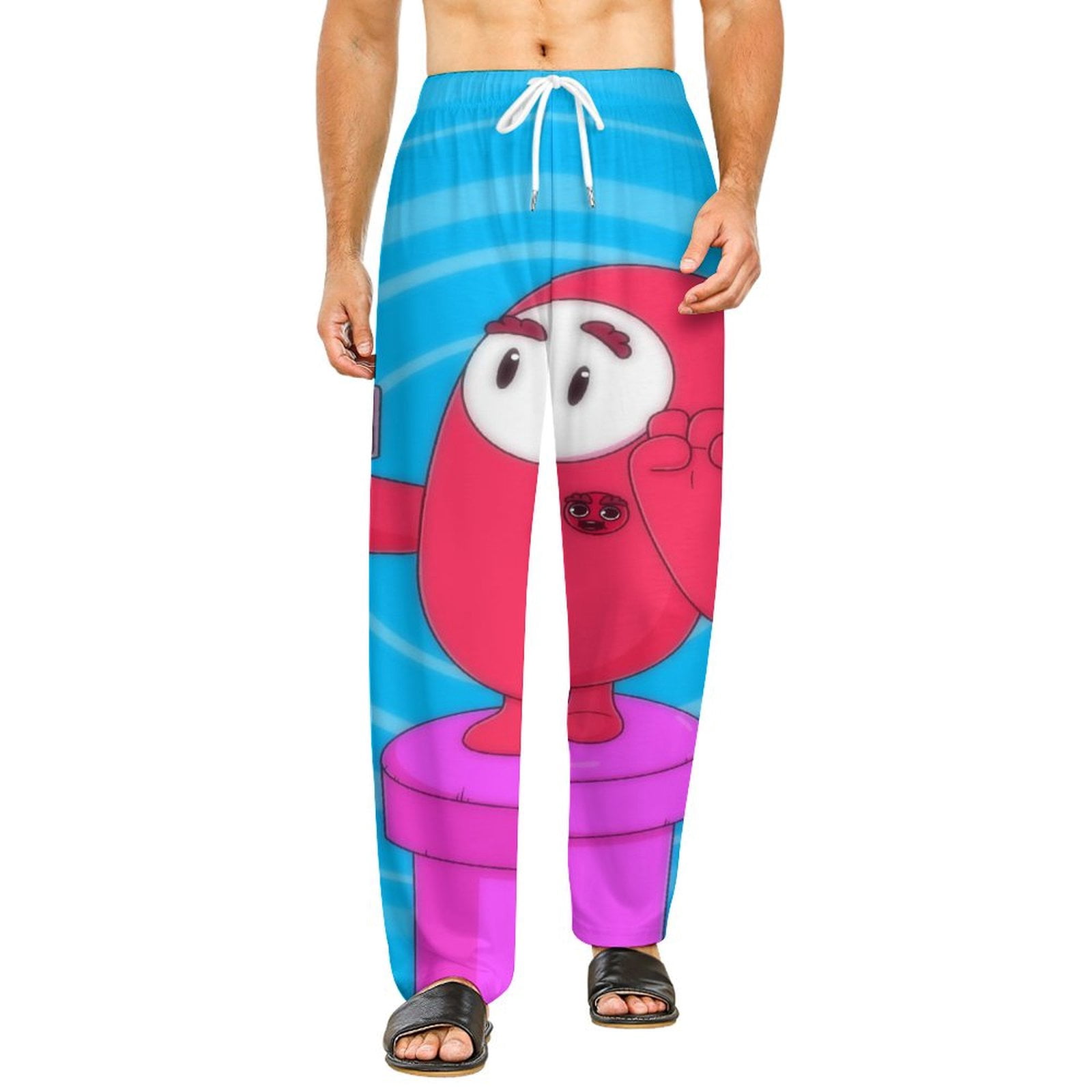 Fall Guys Pajama Pants for Men Women Funny All Over Print Adult Couple ...