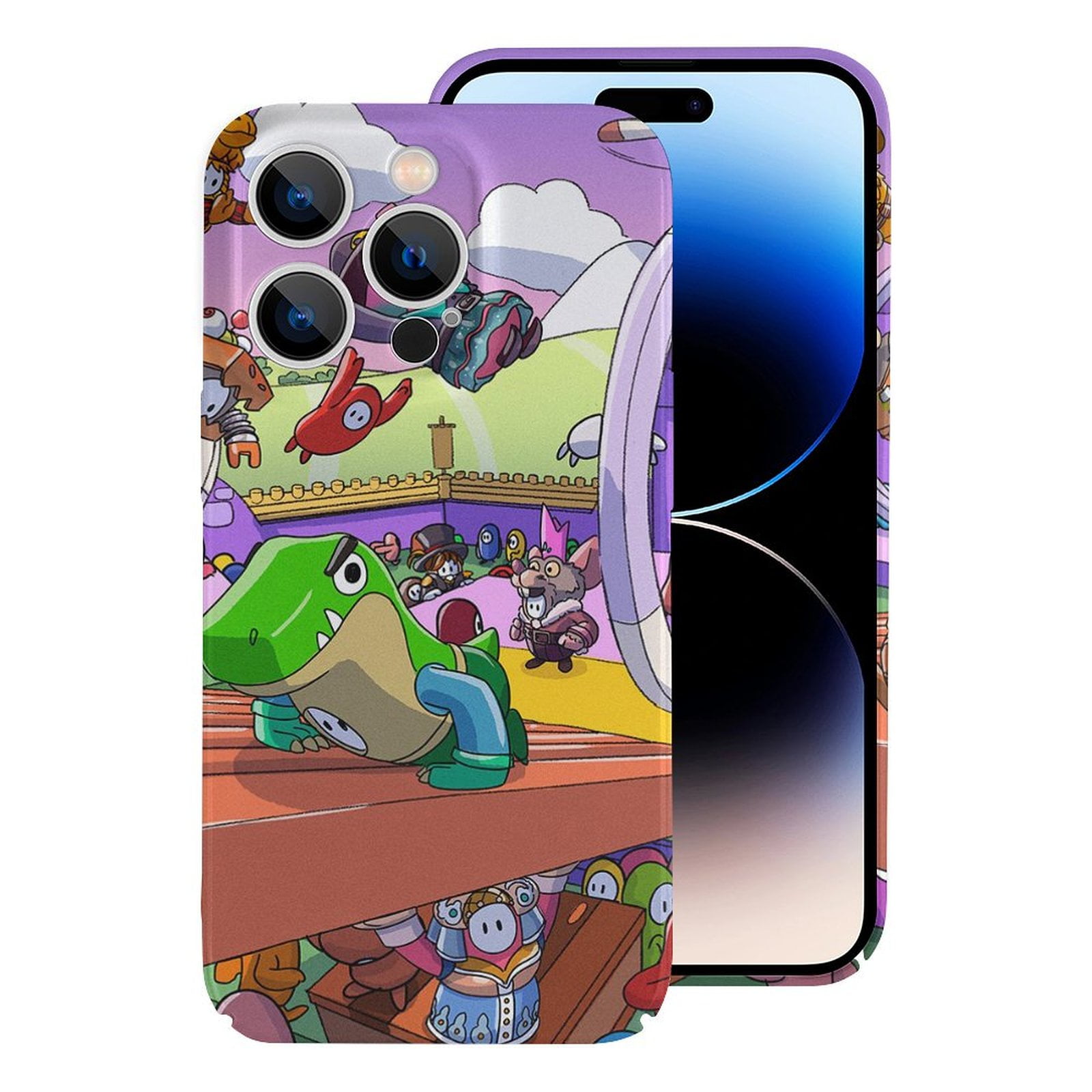 Fall Guys Phone Case for iPhone 14/Plus/Pro/Pro Max, Full Coverage ...