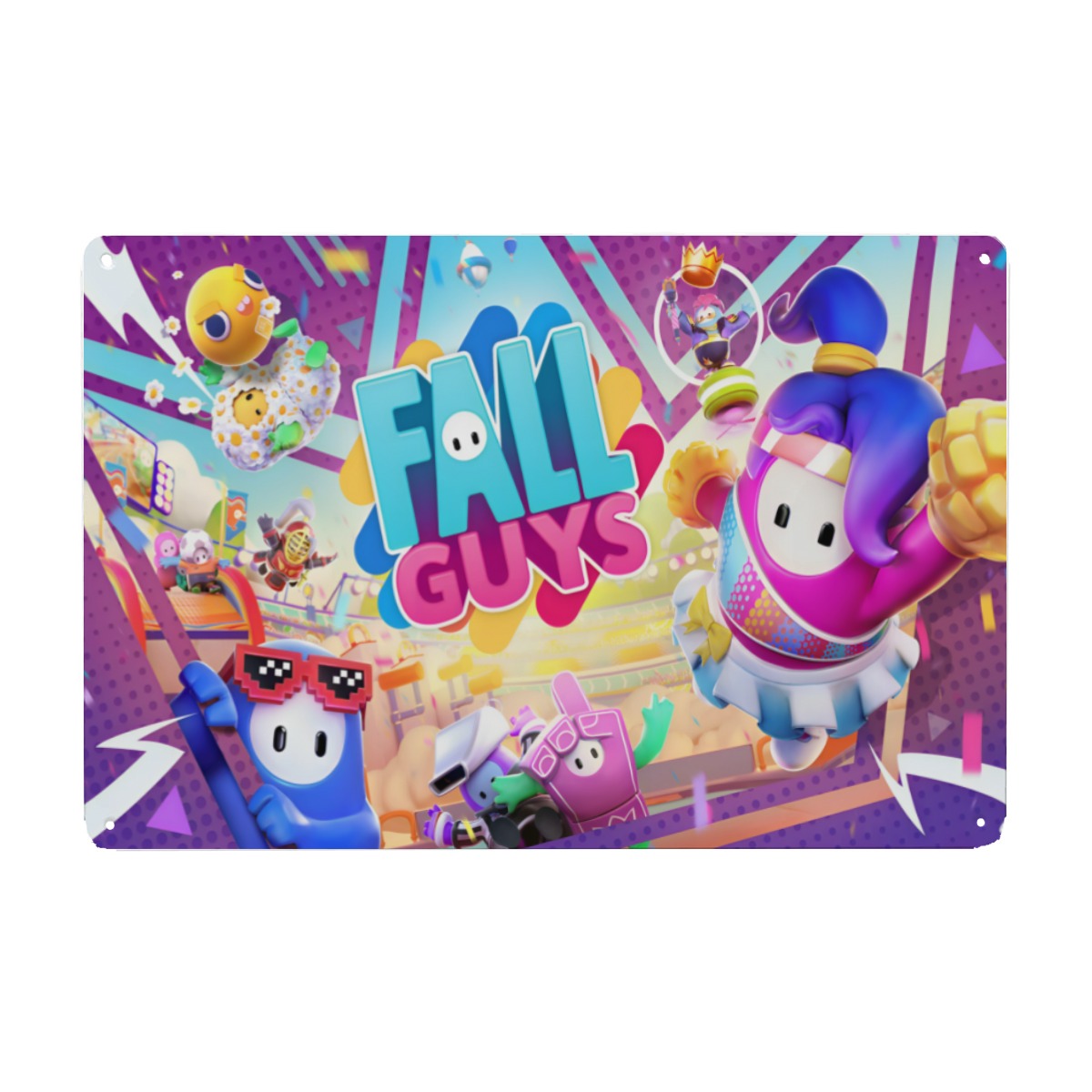 Fall Guys watercolor suitable for fans of girls or boys, 1 metal tin ...
