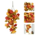 Fall Hanging Decor Fall Wall Hanging Plants 24 Inch Artificial Maple ...