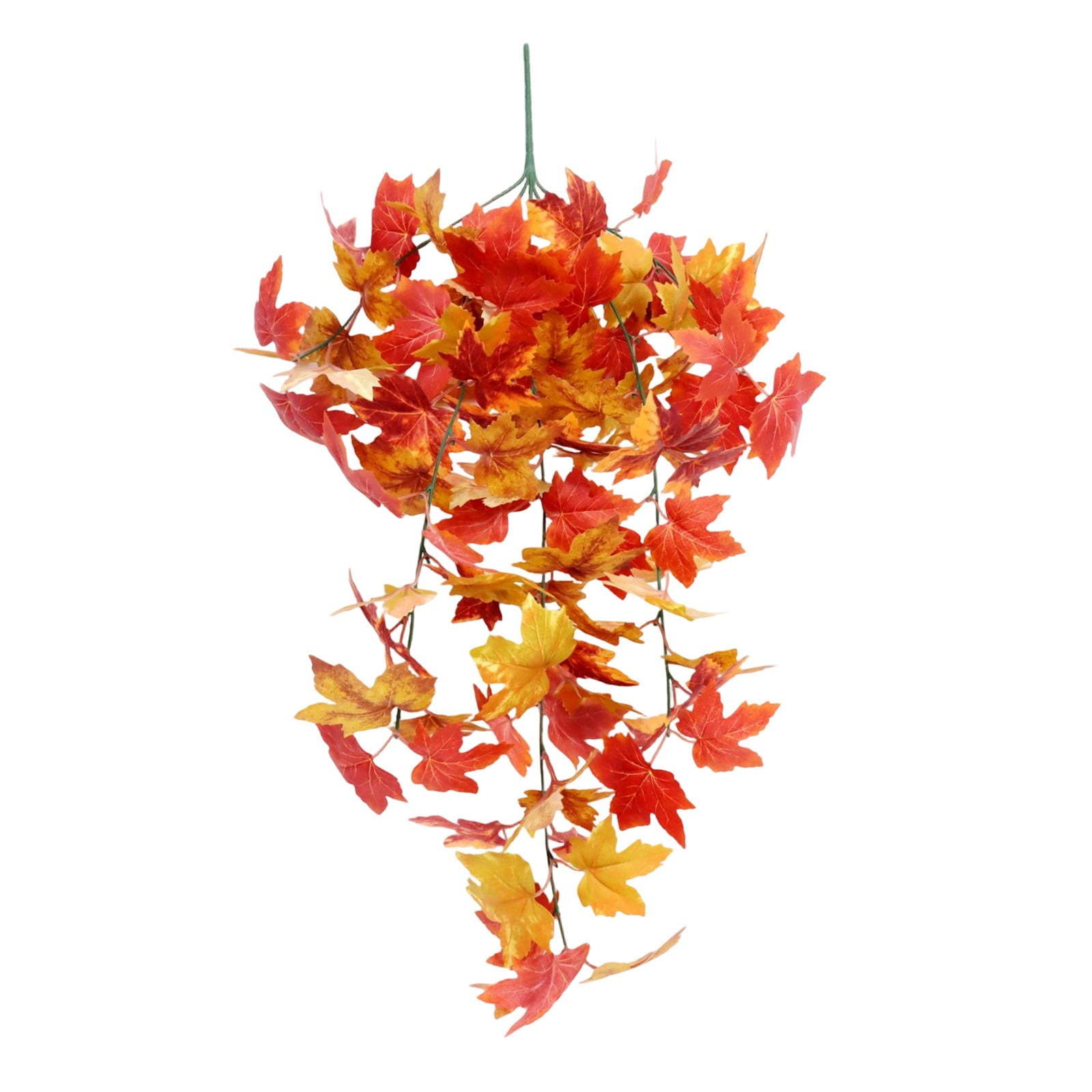 Fall Hanging Maple Leaves Plants 30 Inch Fall Wall Decor Hanging Plants ...