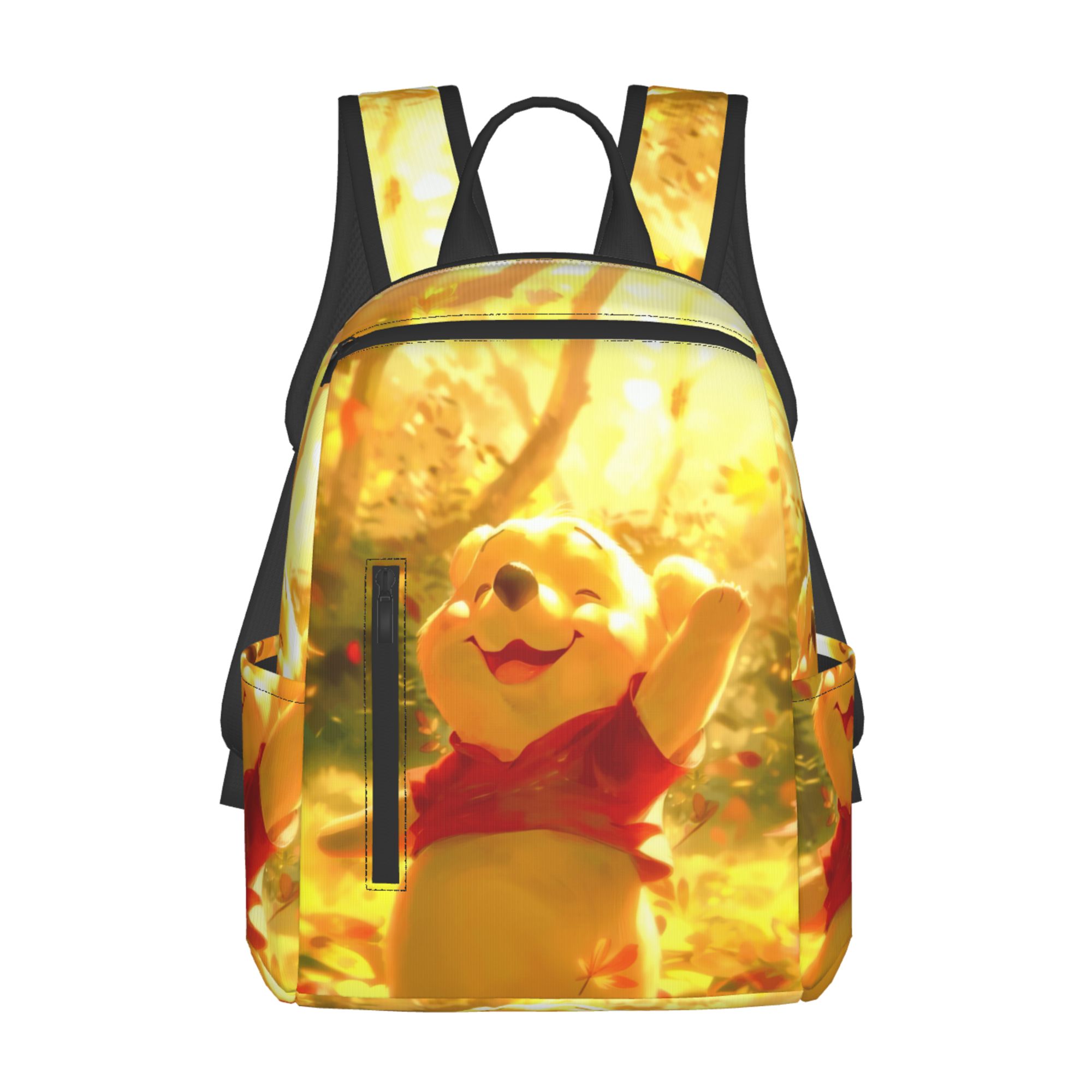 Fall Happy Win-nie The Po-oh Lightweight Backpack, Casual Travel ...