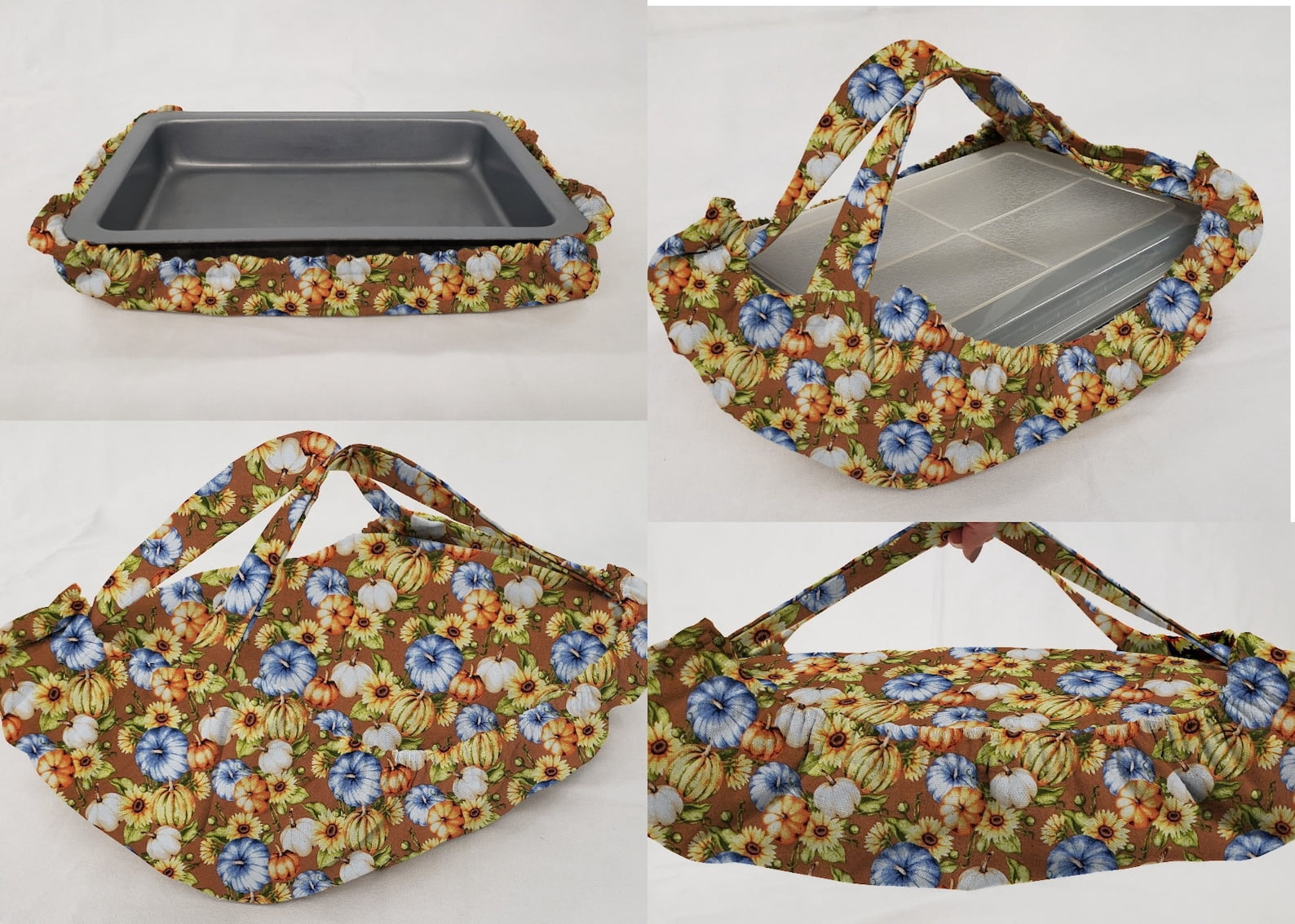 Fall Harvest Casserole Baking Pan or Pie Plate Cozy and Carrier by ...