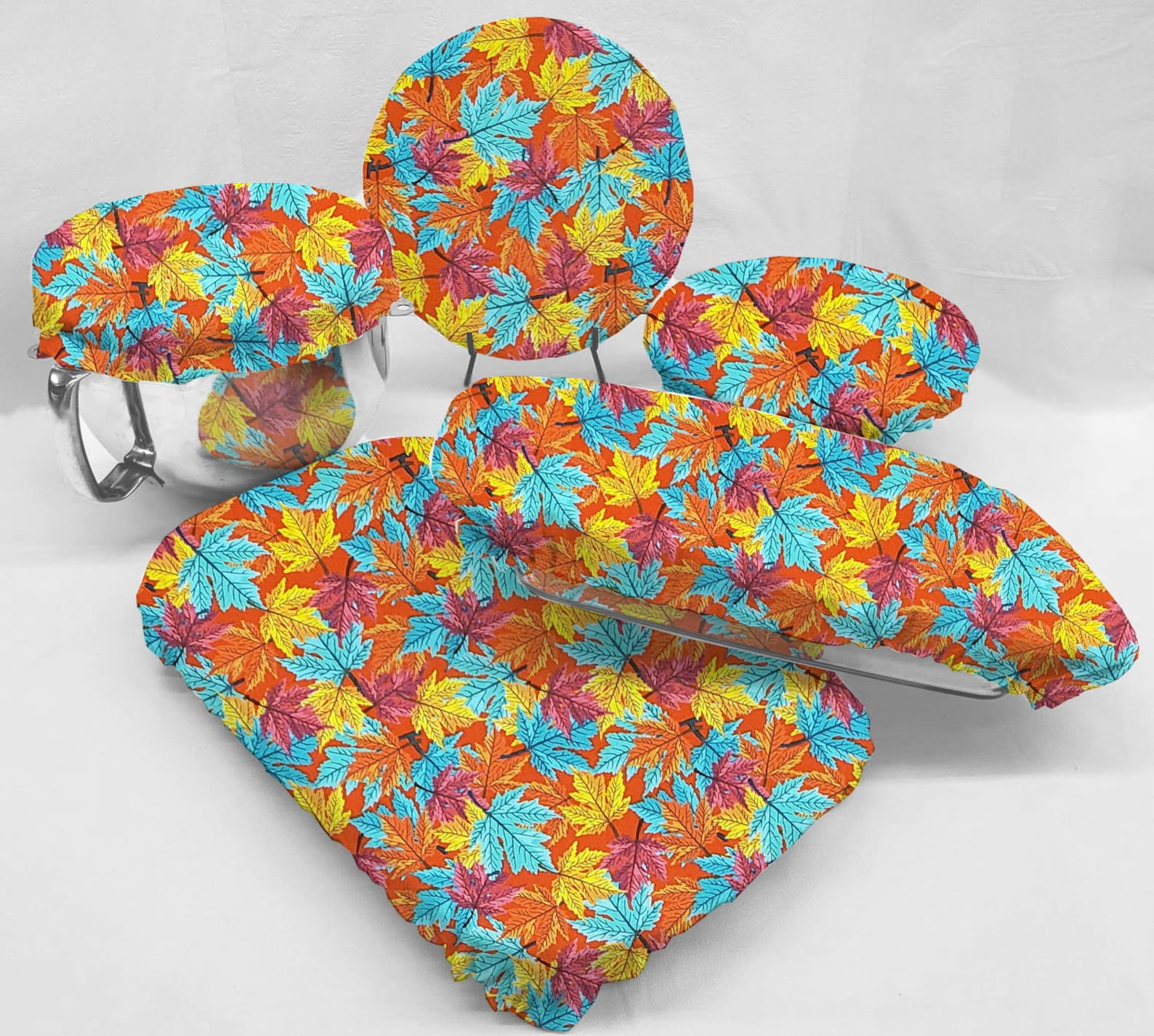 Fall Harvest Reusable Fabric Bowl and Casserole Pan Covers by Penny's ...