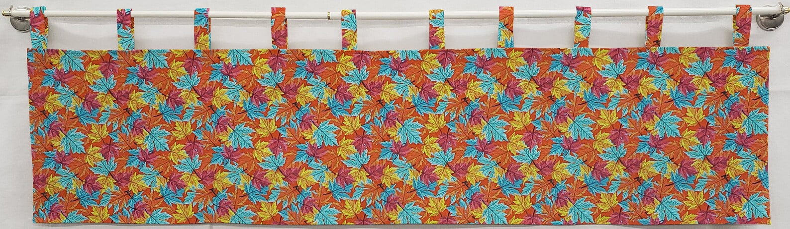 Fall Harvest Tab Top Valances by Penny's Needful Things (Lined) (15 ...