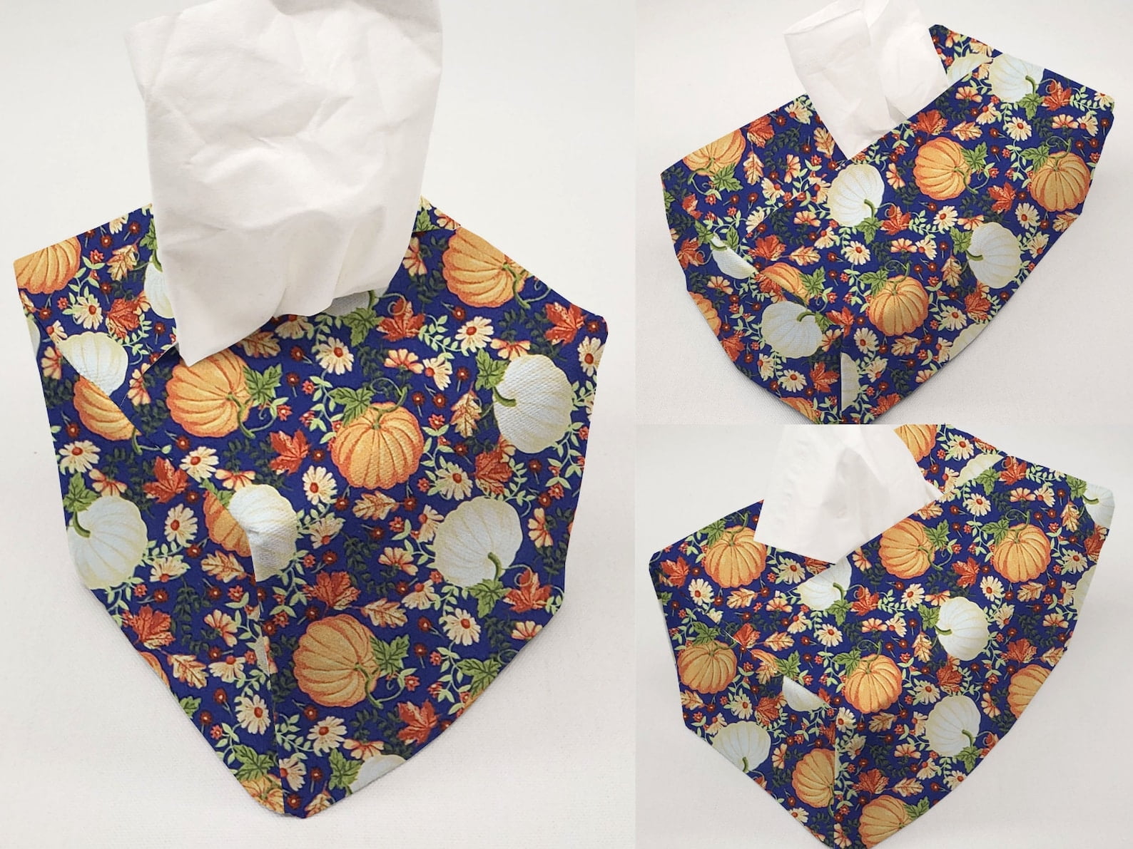 Fall Harvest Tissue Box Cover by Penny's Needful Things (Short ...