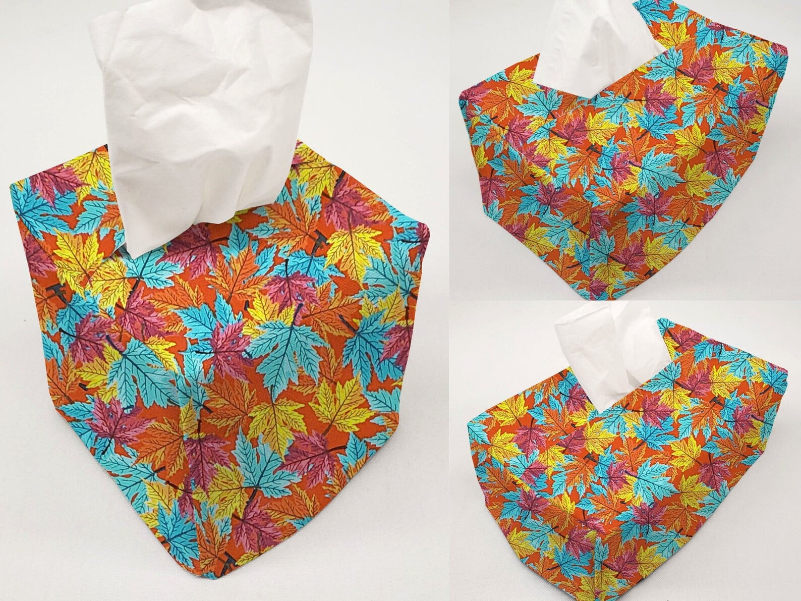 Fall Harvest Tissue Box Cover by Penny's Needful Things (Tall Rectangle ...