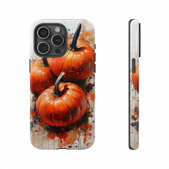 Fall Harvest iPhone Case Pumpkin Autumn Gourd Design with iPhone 17 to ...