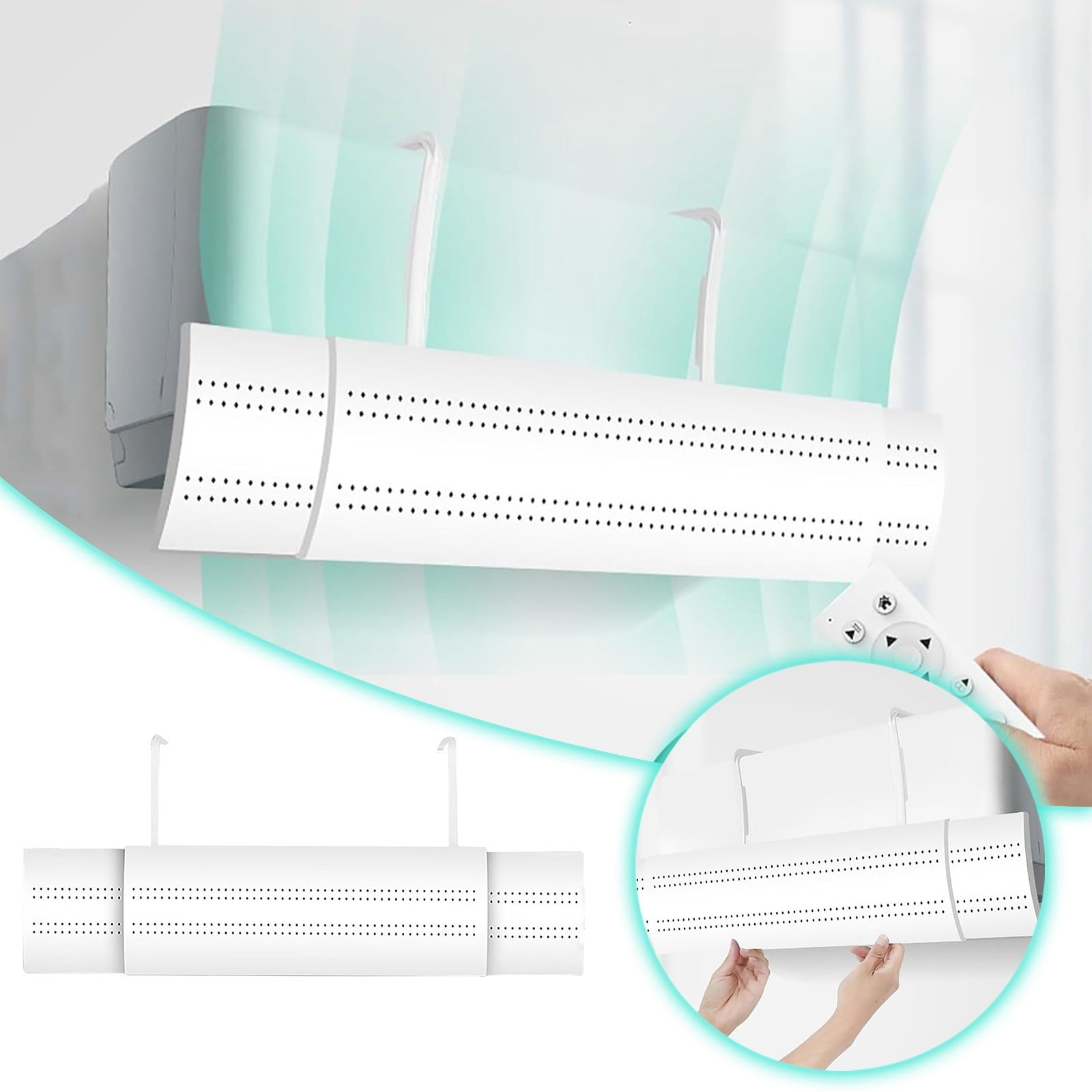 Fall Home Tools Air Conditioner Deflector Adjustable Confinement Air ...
