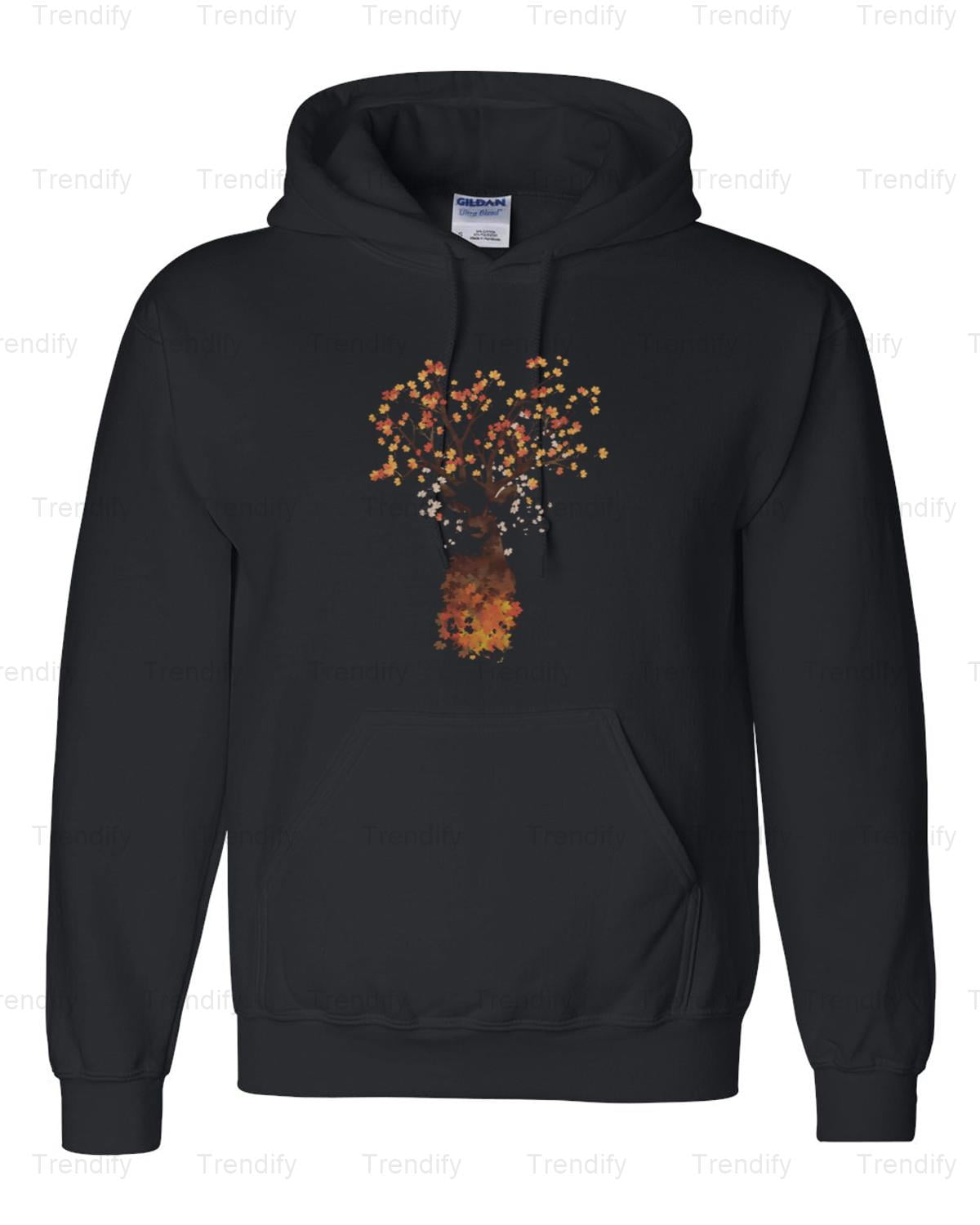 Fall Into The Woods Autumn Nature Aesthetic Graphic Hoodie M3081190, Up ...