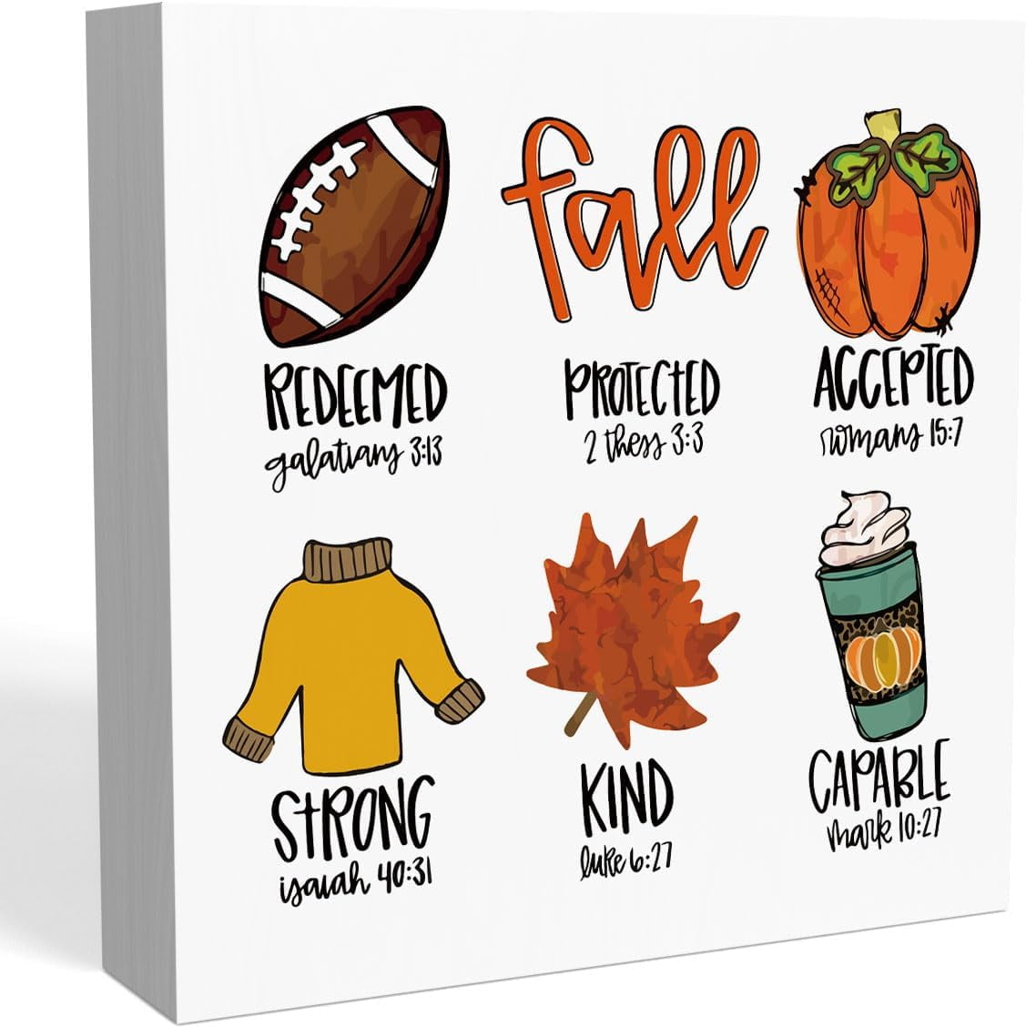 Fall Jesus Decorations For Home Office Fall Decor Fall Sign Fall ...