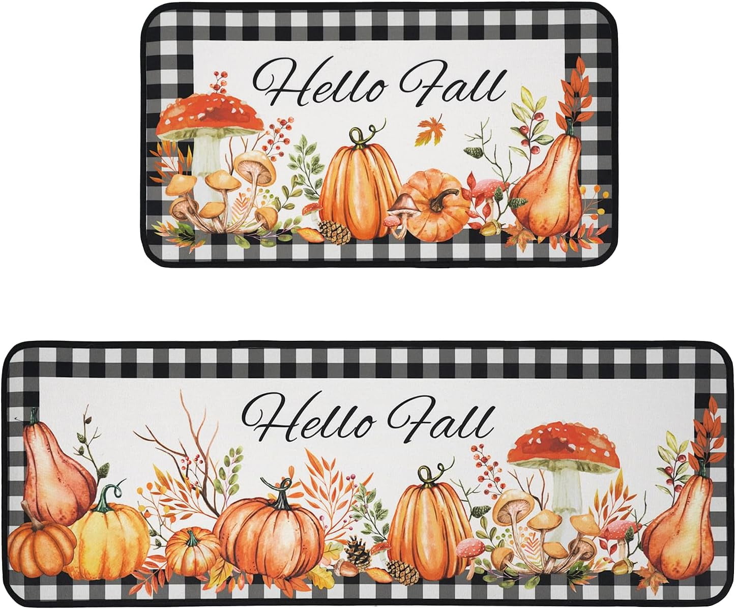 Fall Kitchen Mats for Floor, Autumn Fall Decor, Farmhouse Fall Kitchen ...