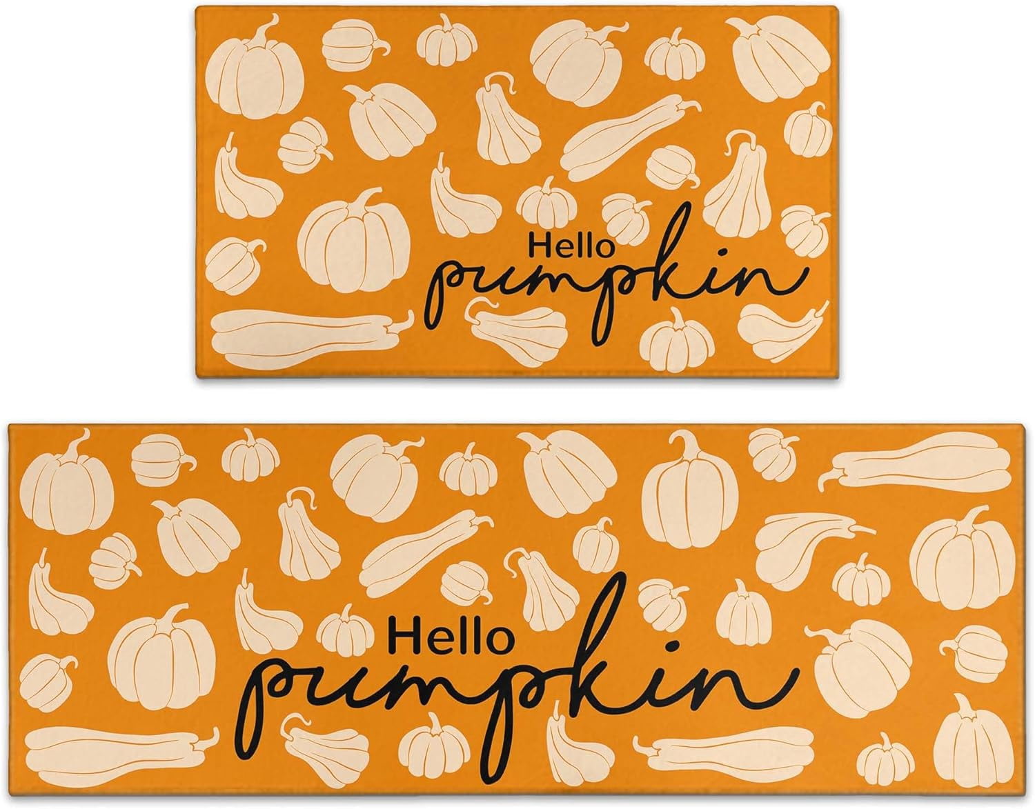 Fall Kitchen Rugs, Fall Decorations for Home Fall Kitchen Mats Set of 2 ...