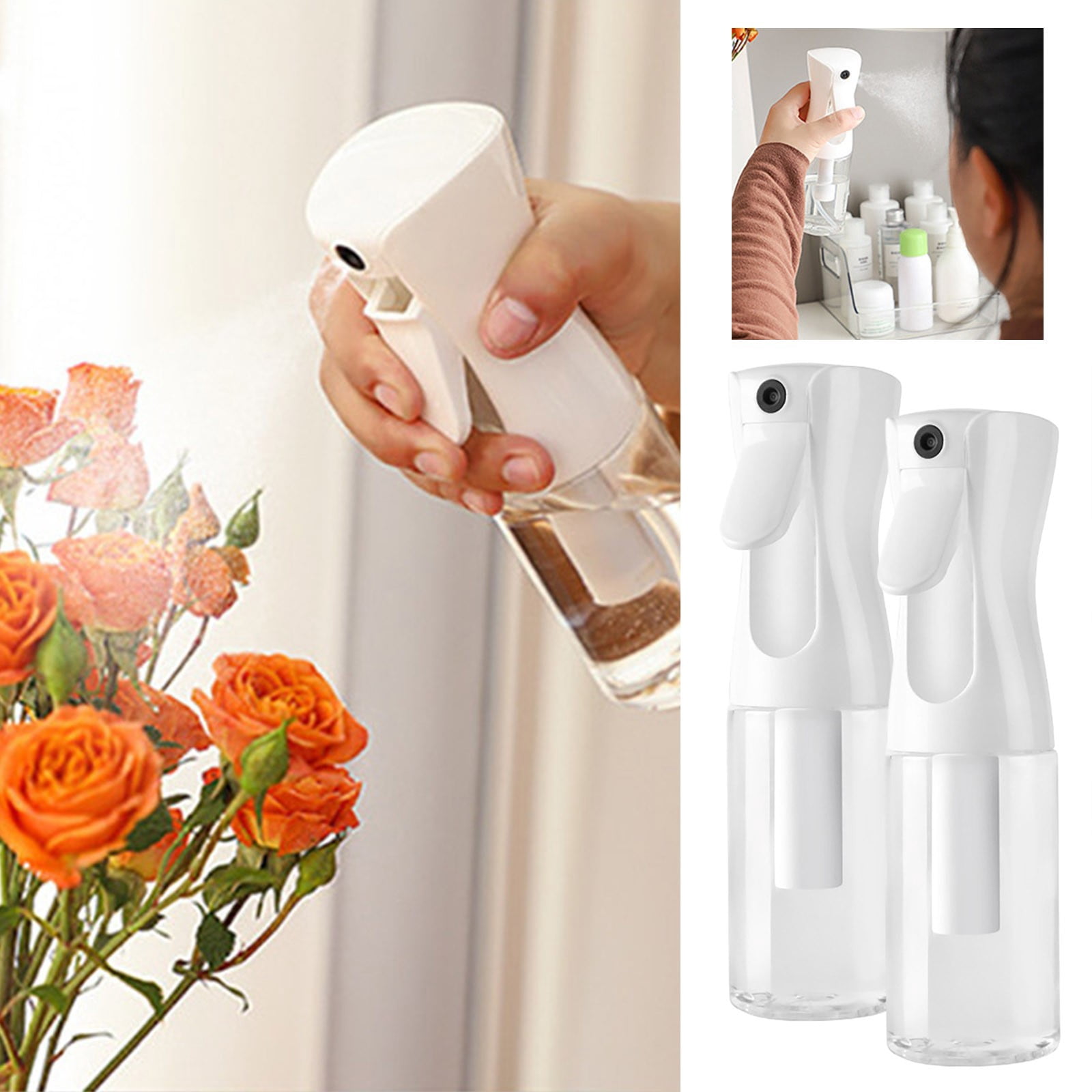 Fall Kitchen Tools 2Pc Spray Bottle For Hair 200ml Empty Fine Mist ...
