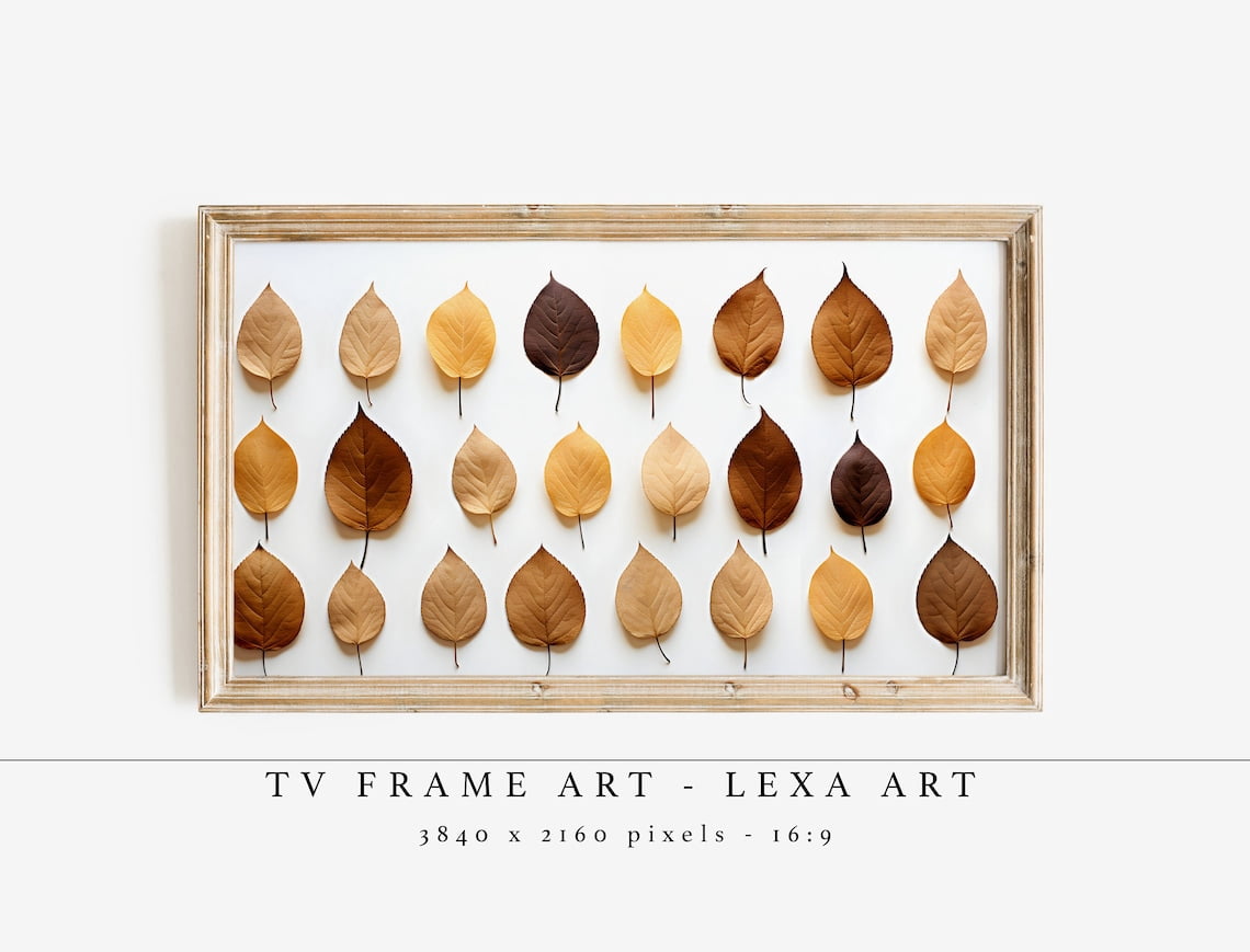 Fall Leaves Autumn Leaves Style Fall Autumn Poster Unframed Paper Print ...