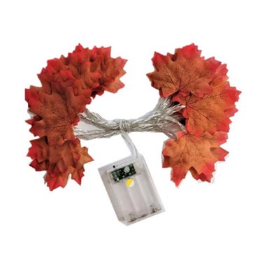 Niyattn Thanksgiving String Lights, Waterproof Pumpkin & Maple Leaf ...