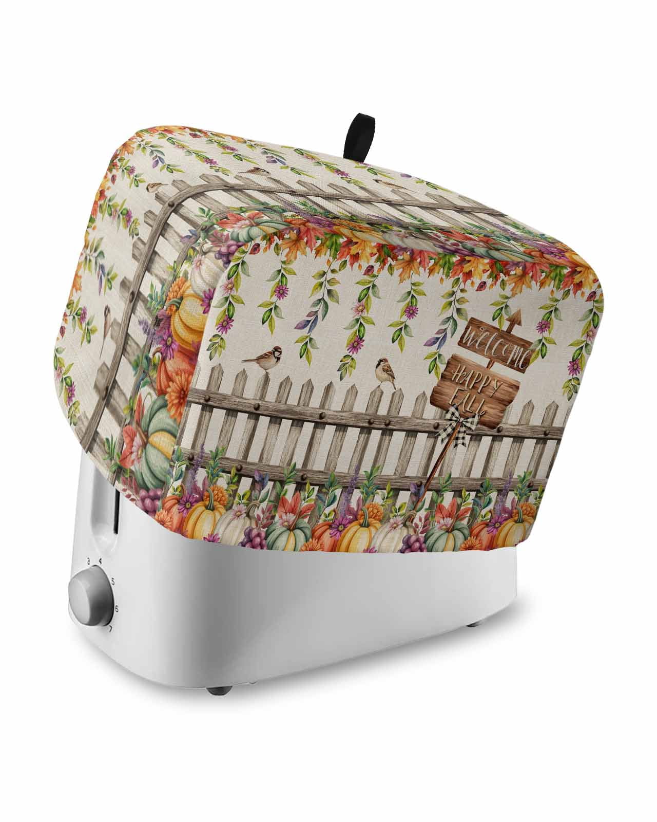 Fall Leaves Toaster Cover 4 Slice, Large Kitchen Appliance Covers ...
