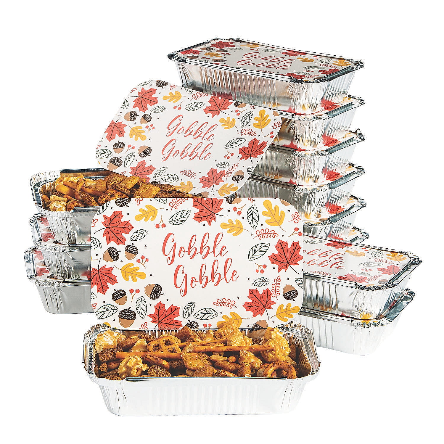 Brandclub - Fall Leftover Containers - Party Supplies - 12 Pieces