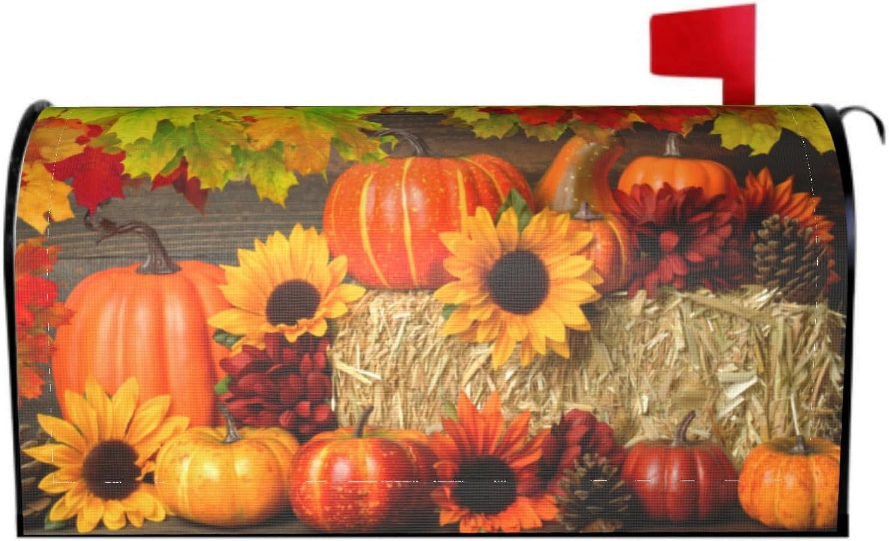 Fall Mailbox Covers Magnetic Large Oversized 25.5 X 21 Sunflower ...