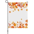 Fall Maple Leaf Garden Flag 12 x 18 Inches, Red Autumn Plant Falling ...