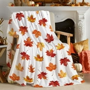 Kate Aurora Autumn Accents Fall Plaid Farmhouse Harvest Patch Throw ...