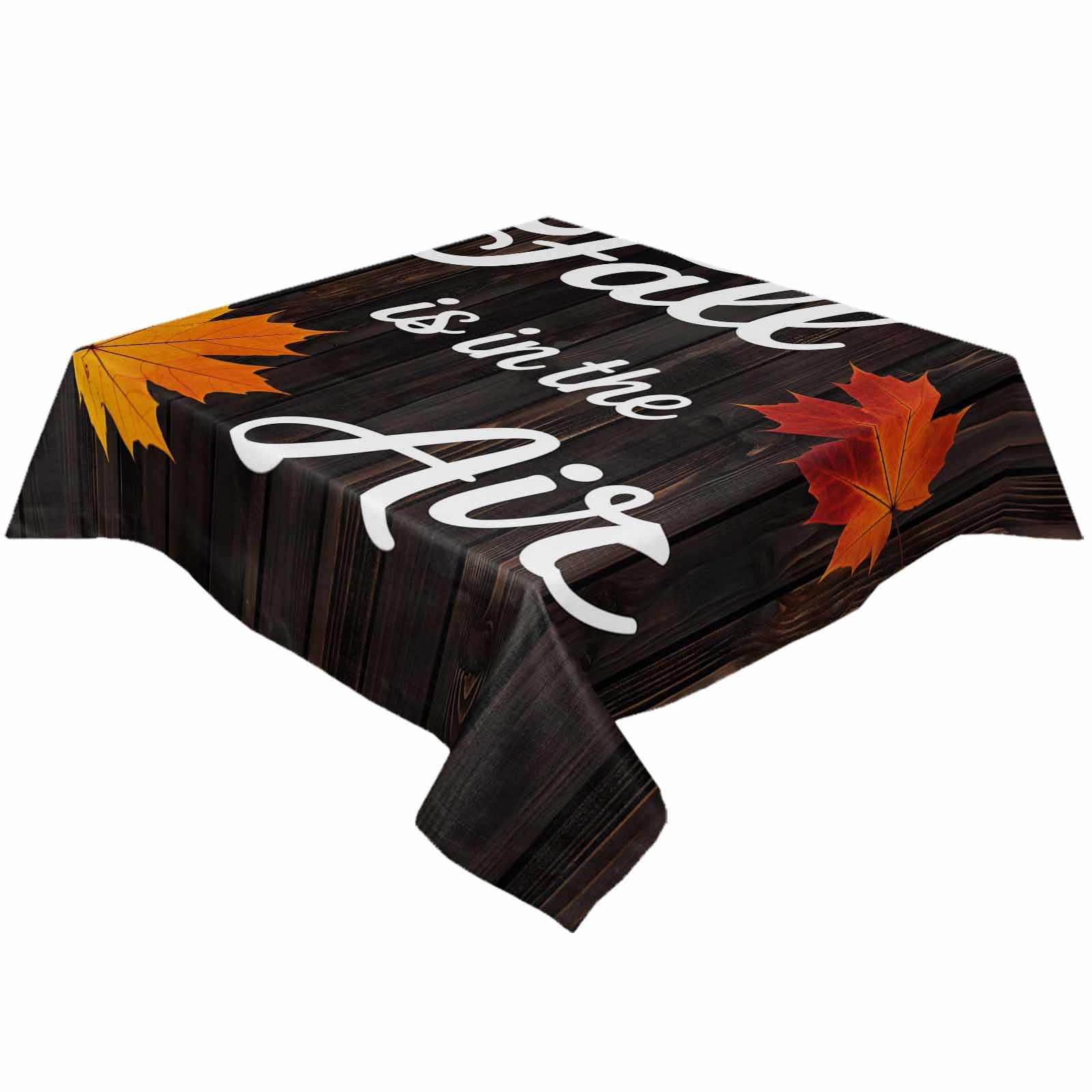 Fall Maple Square Tablecloth Waterproof & Stainproof Tablecloths ...