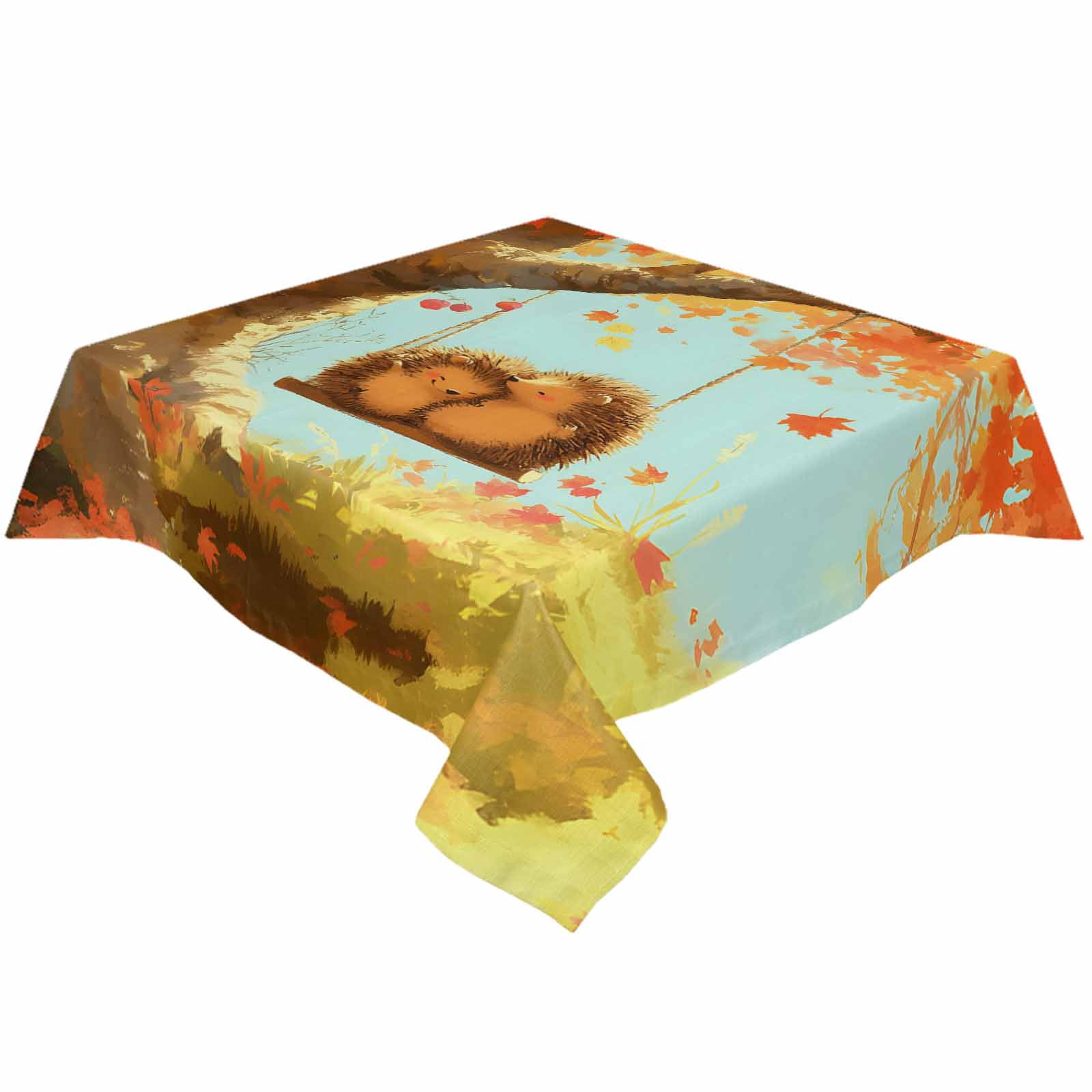 Fall Maple Tree Square/Round Tablecloths 60x60,Autumn Thanksgiving ...