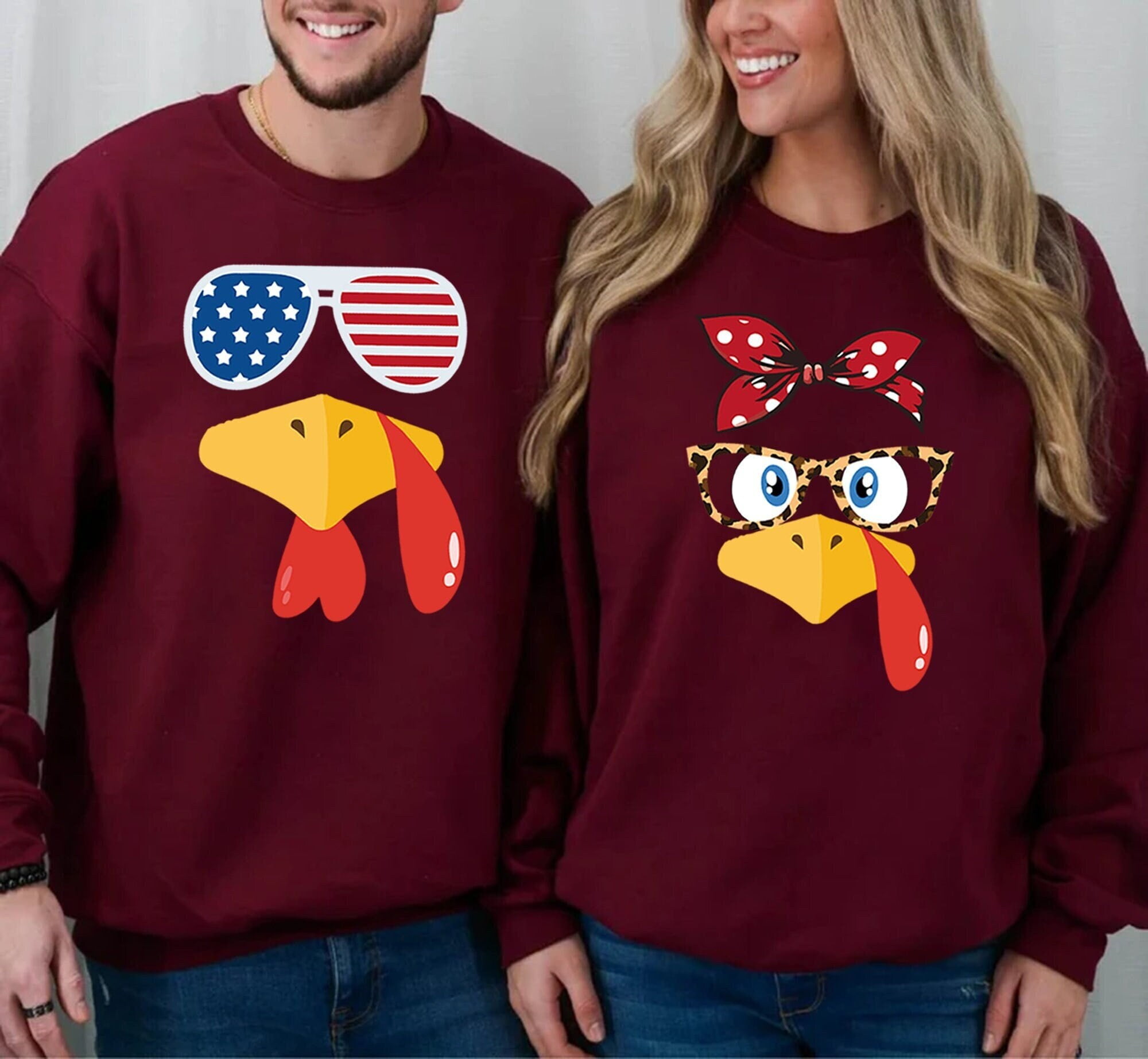 Fall Mom And Dad T-shirt, Cute Turkey Fall Thanksgiving Shirt ...