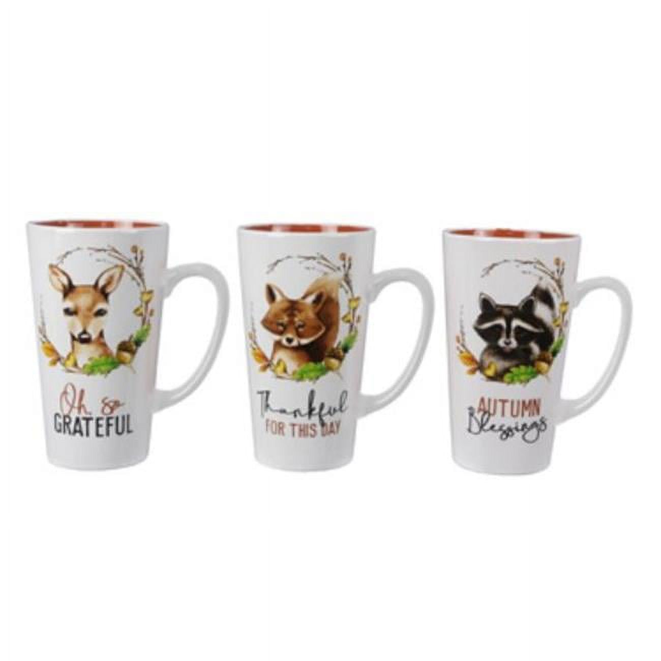 Fall Mugs, Assorted Color - 3 Piece - Walmart.com