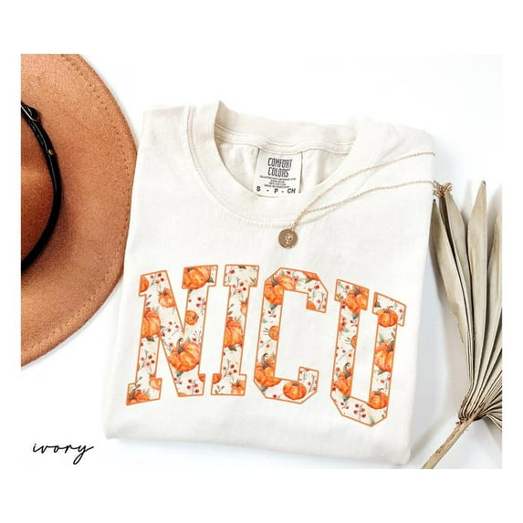 Fall NICU Nurse Shirt, Pumpkin Neonatal ICU Sweater Crewneck,Cute ...