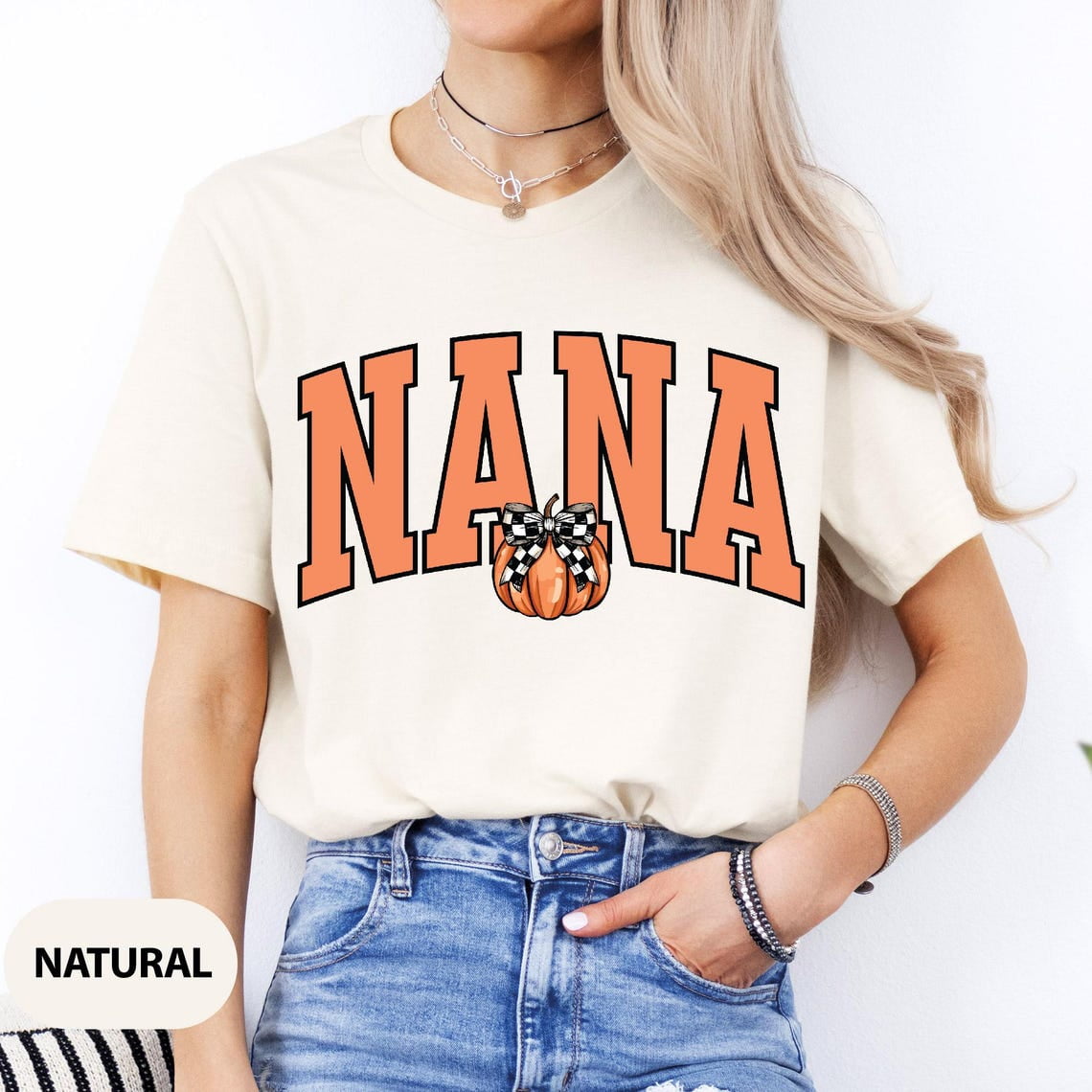 Fall Nana Pumpkin T-shirt, Pumpkin Nana T-Shirt, Nana Shirt, Pumpkin Grandma Shirt, Fall Nana ...