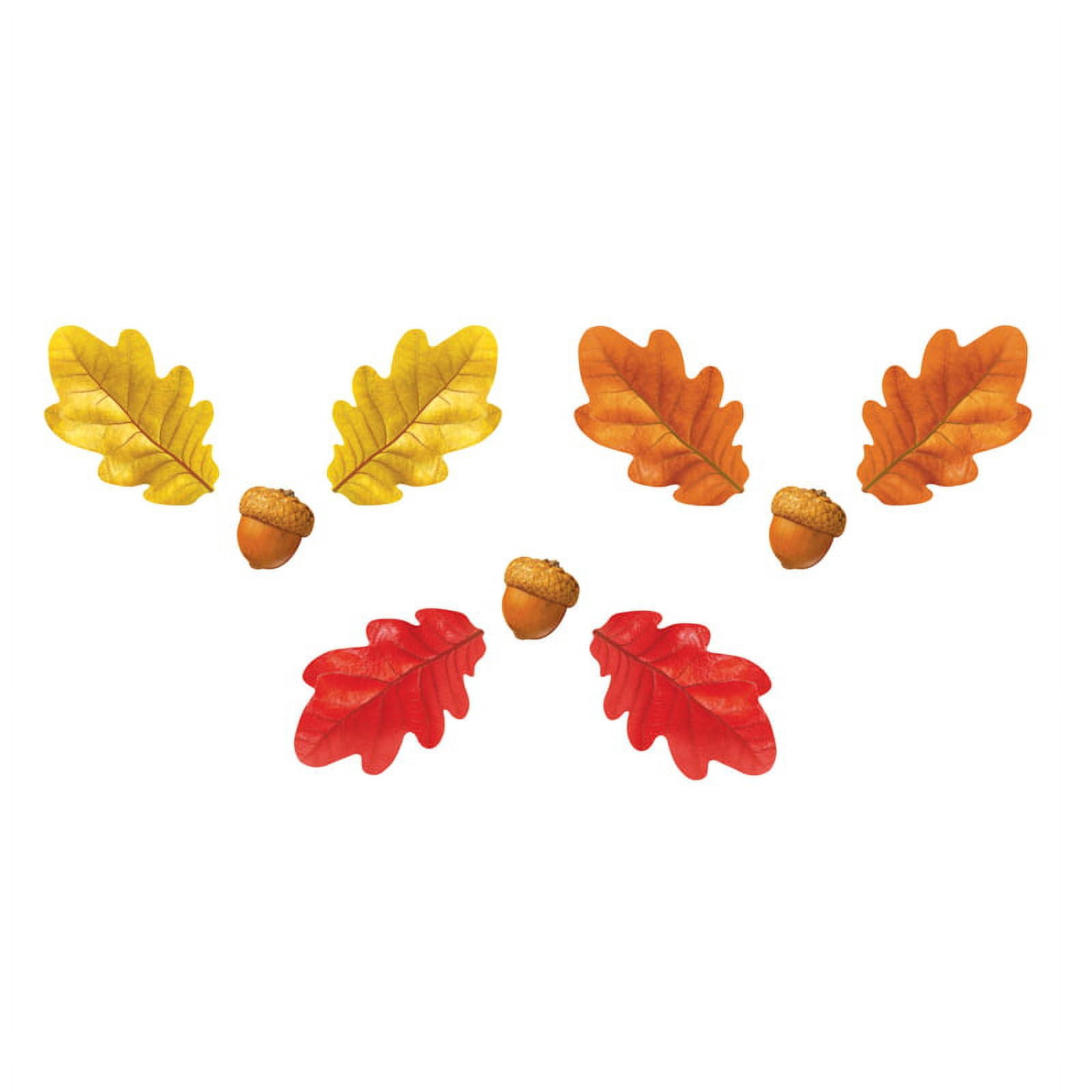 Fall Oak Leaves & Acorns Classic Accents Var. Pack, 108 ct | Bundle of ...