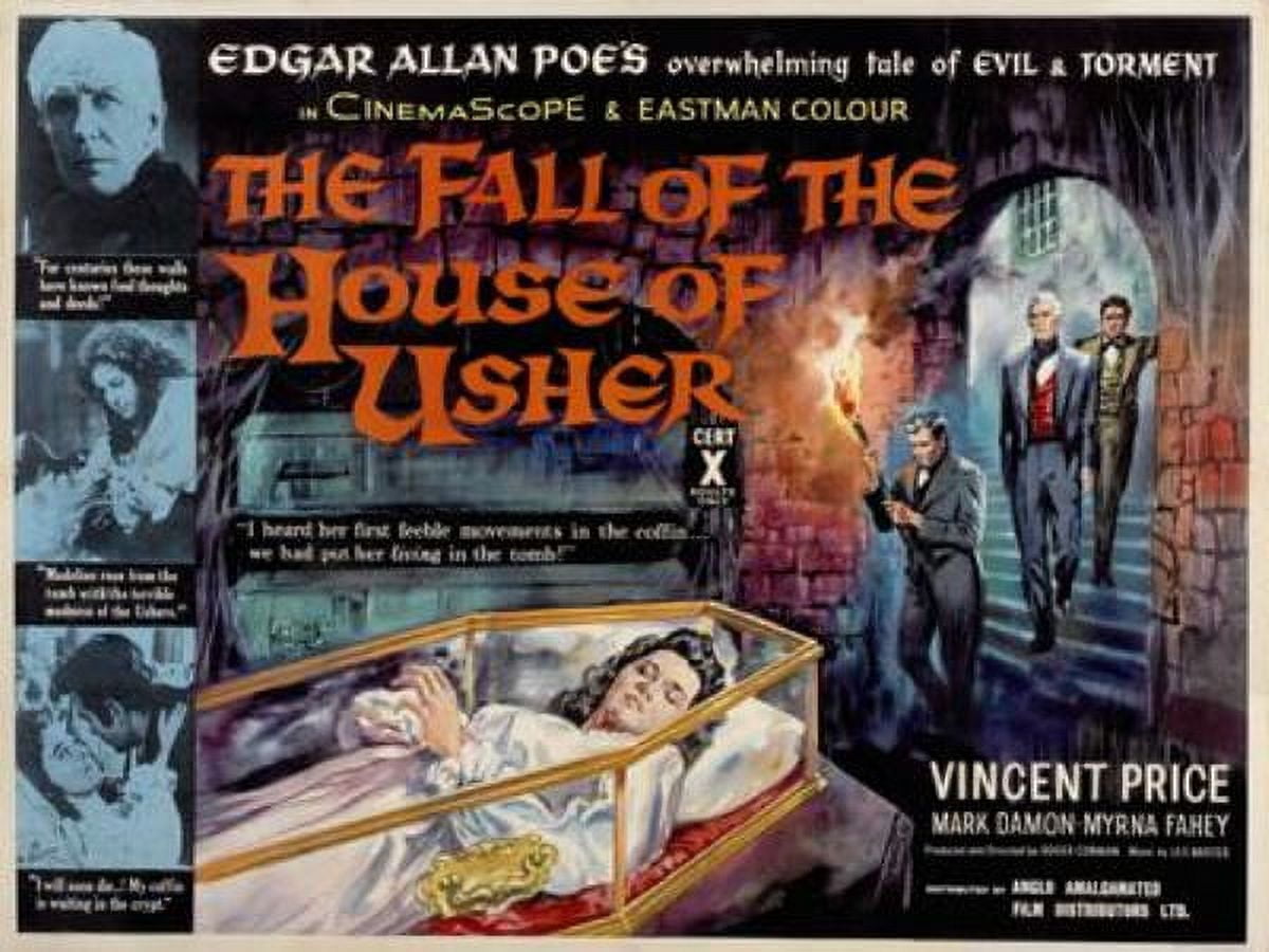 Fall Of The House Of Usher The Movie Poster 11x14 Poster 12x16 Print on ...