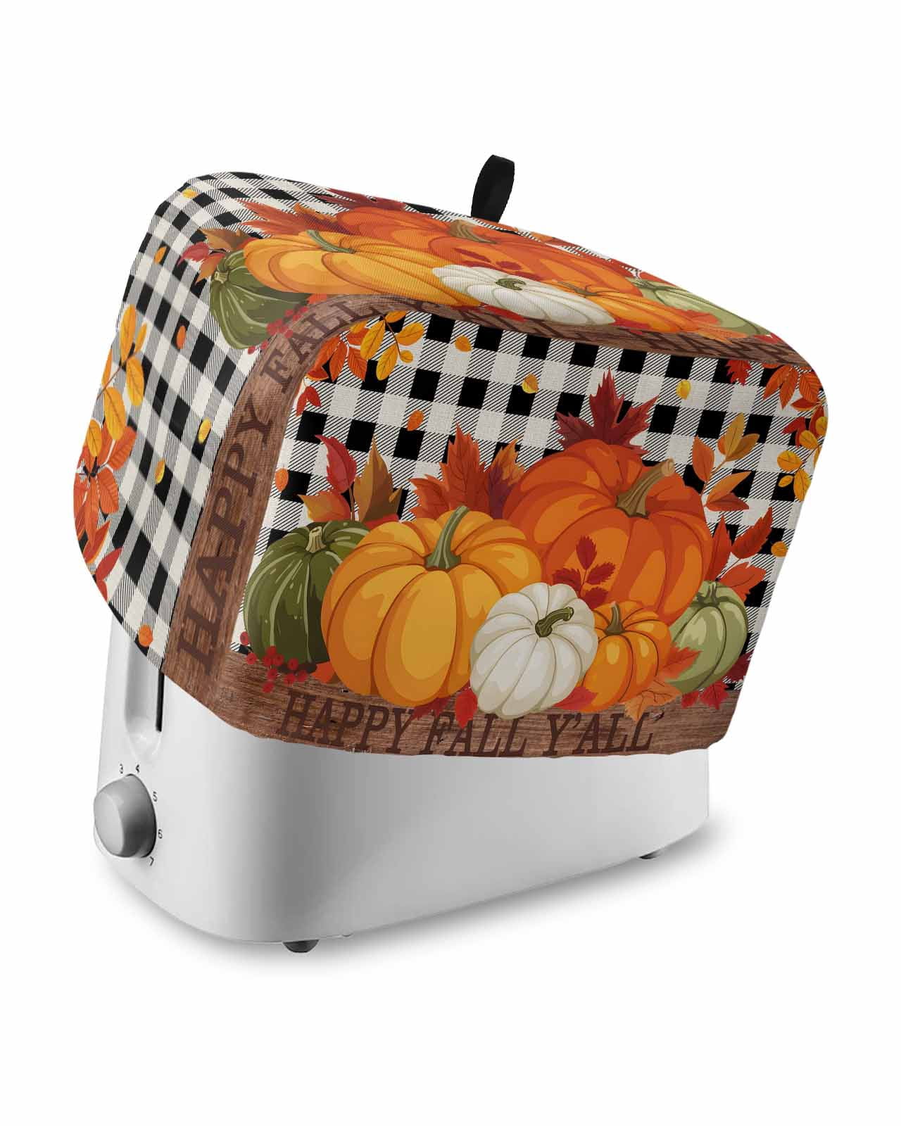 Fall Orange Pumpkin Small Toaster Cover 2 Slice, Kitchen Appliance ...