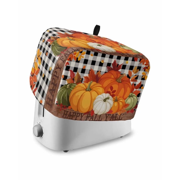 Fall Orange Pumpkin Small Toaster Cover 2 Slice, Kitchen Appliance ...