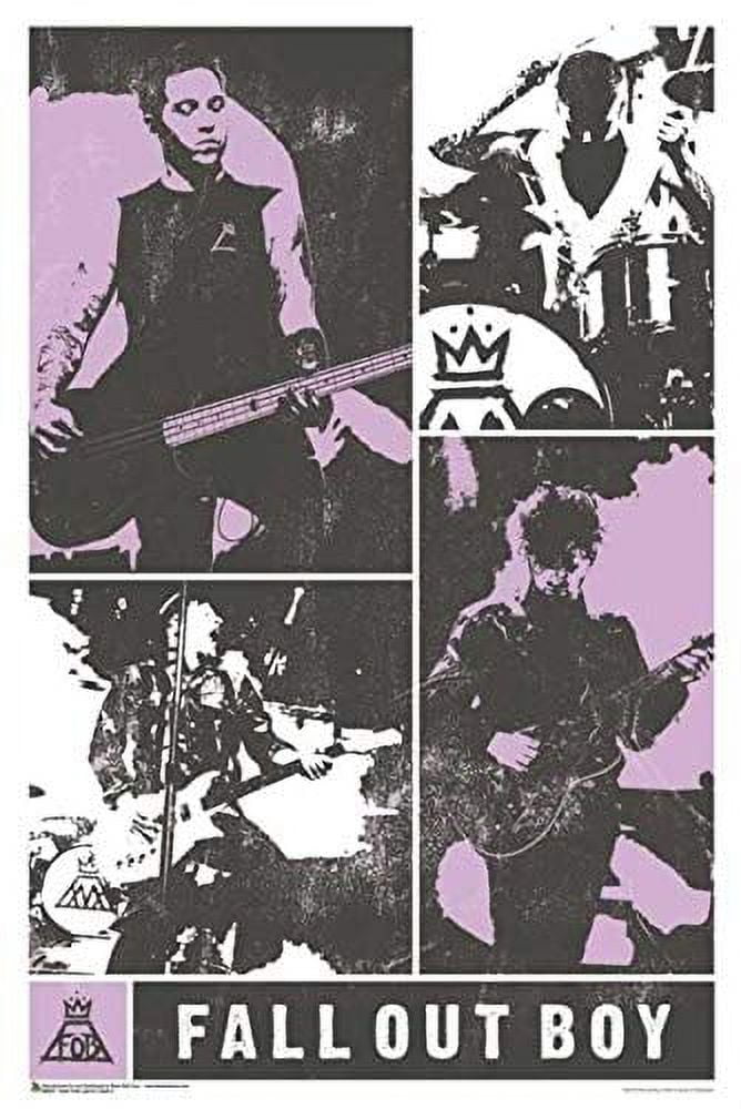 Fall Out Boy Panel Laminated Poster - 24.5" x 36.5" - Walmart.com