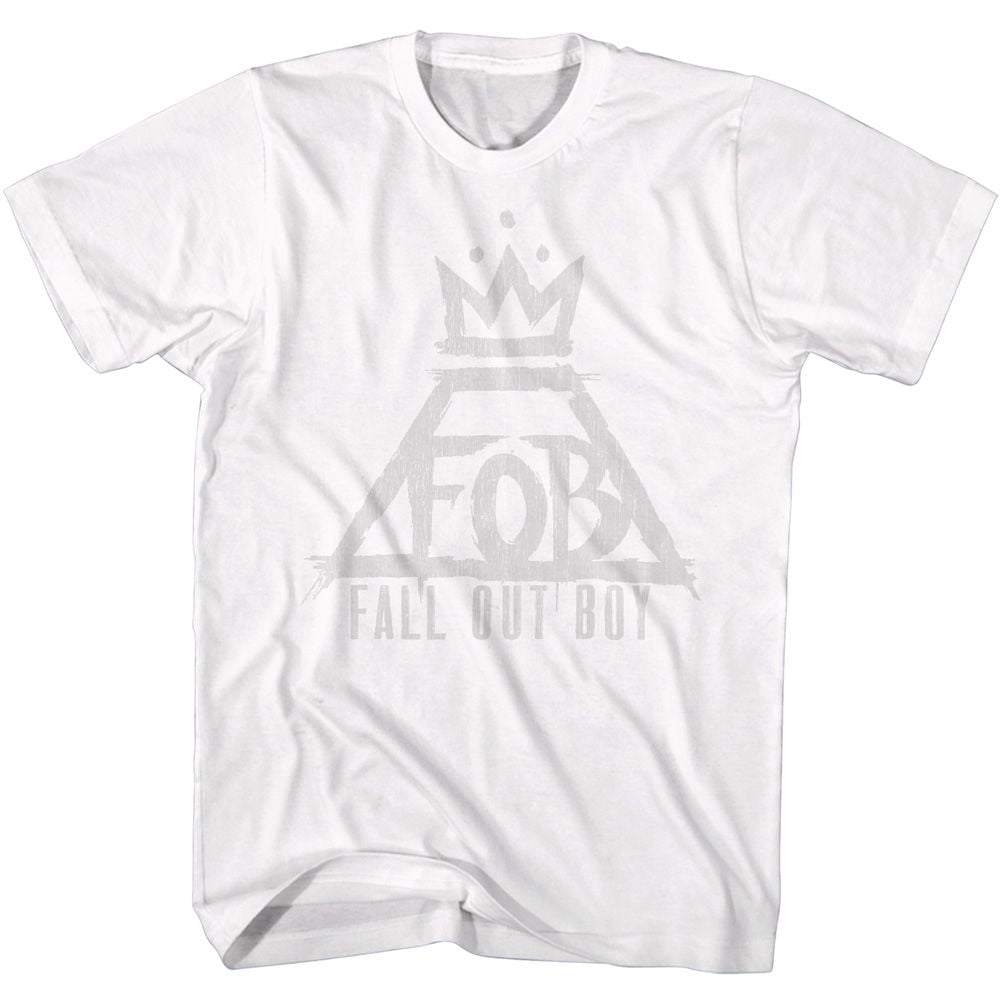 Fall Out Boy Triangle Crown Logo White Adult T-Shirt 2Xl - Walmart.com