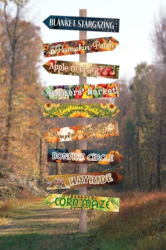 Fall Outdoor Decorations Fall Signs, Weatherproof PVC Fall Yard Decor ...
