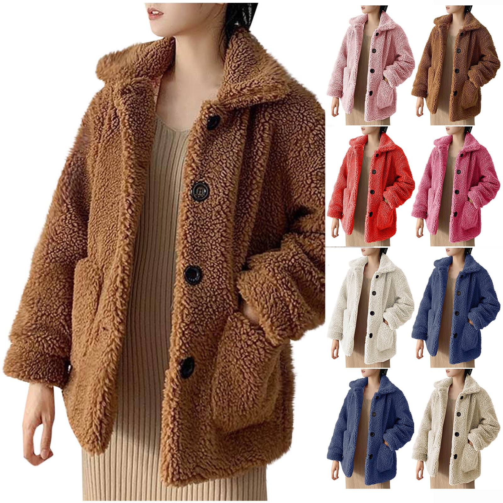 Fall Outfits for Women 2025 Puffer Jacket Womens Fall And Winter Loose ...