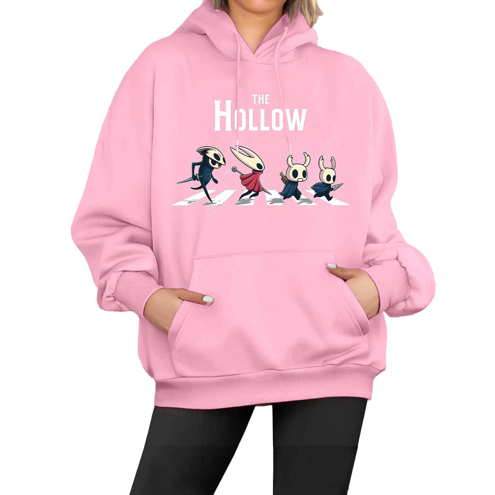 Fall Oversize Hoodies For Women Funny Cute Cartoon Print Long Sleeve ...