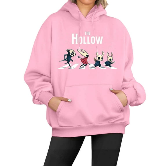 Fall Oversize Hoodies For Women Funny Cute Cartoon Print Long Sleeve ...