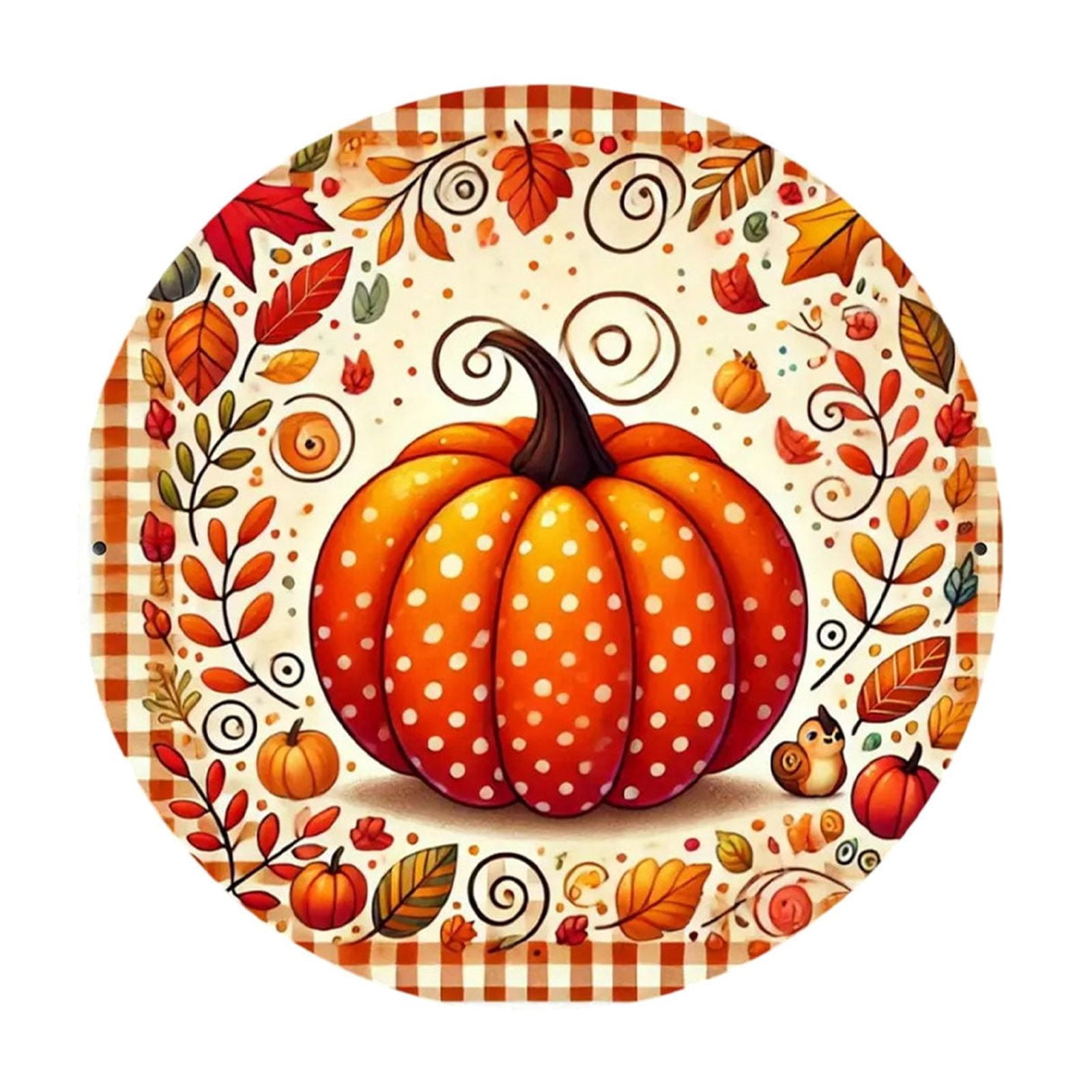 Fall Placemat 15.7 Inch Thanksgiving Dinner Plates Mat Party Platters ...