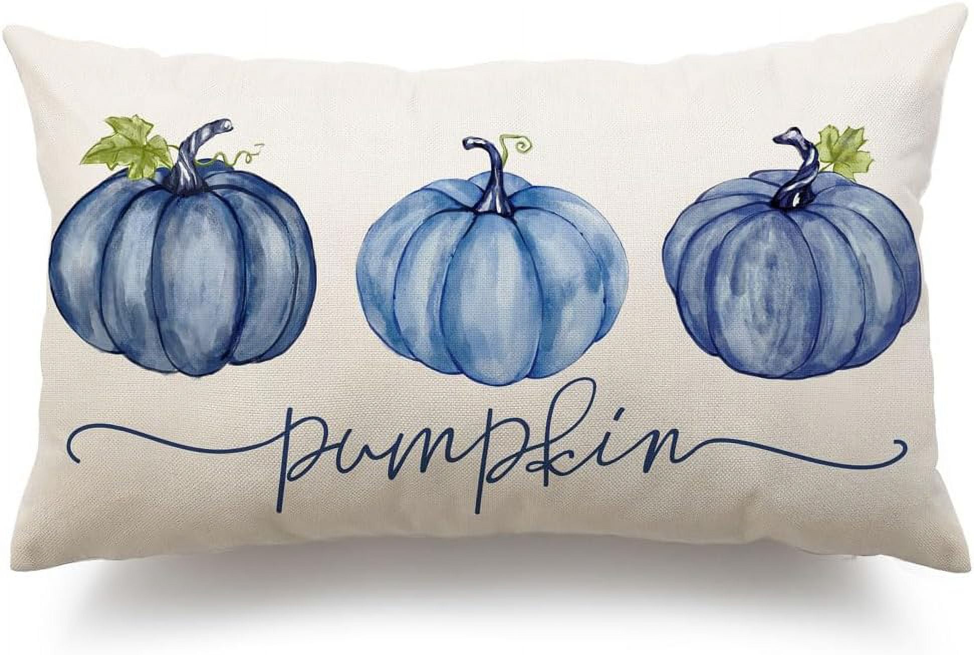 Fall Pillow Covers 12x20 Inch Fall Autumn Thanksgiving Ink Painting ...