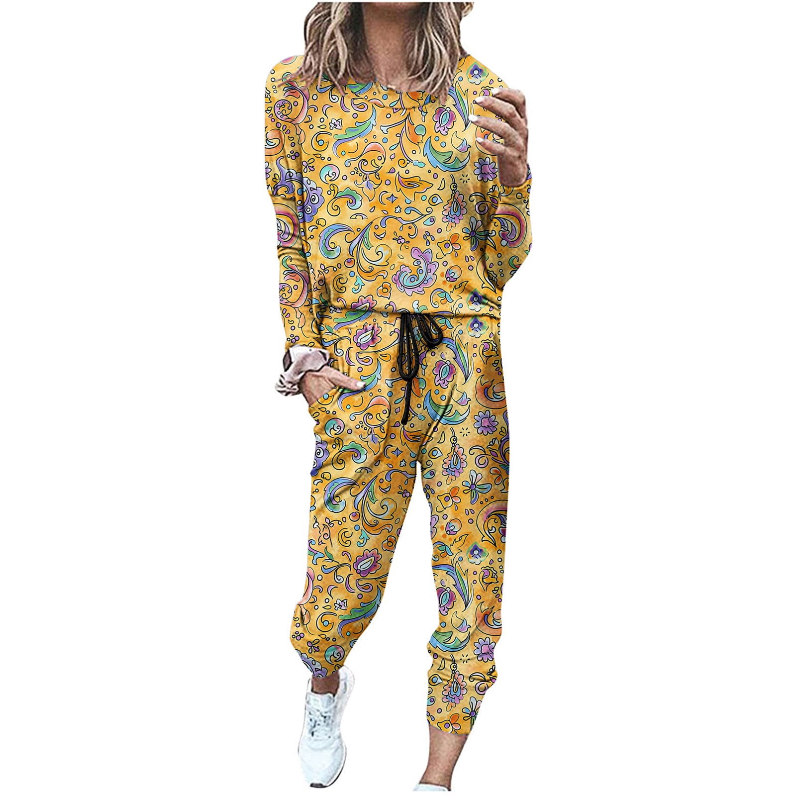 Fall Plus Size Linen Pant Sets Women 2 Piece Outfits Two Piece Sets for ...
